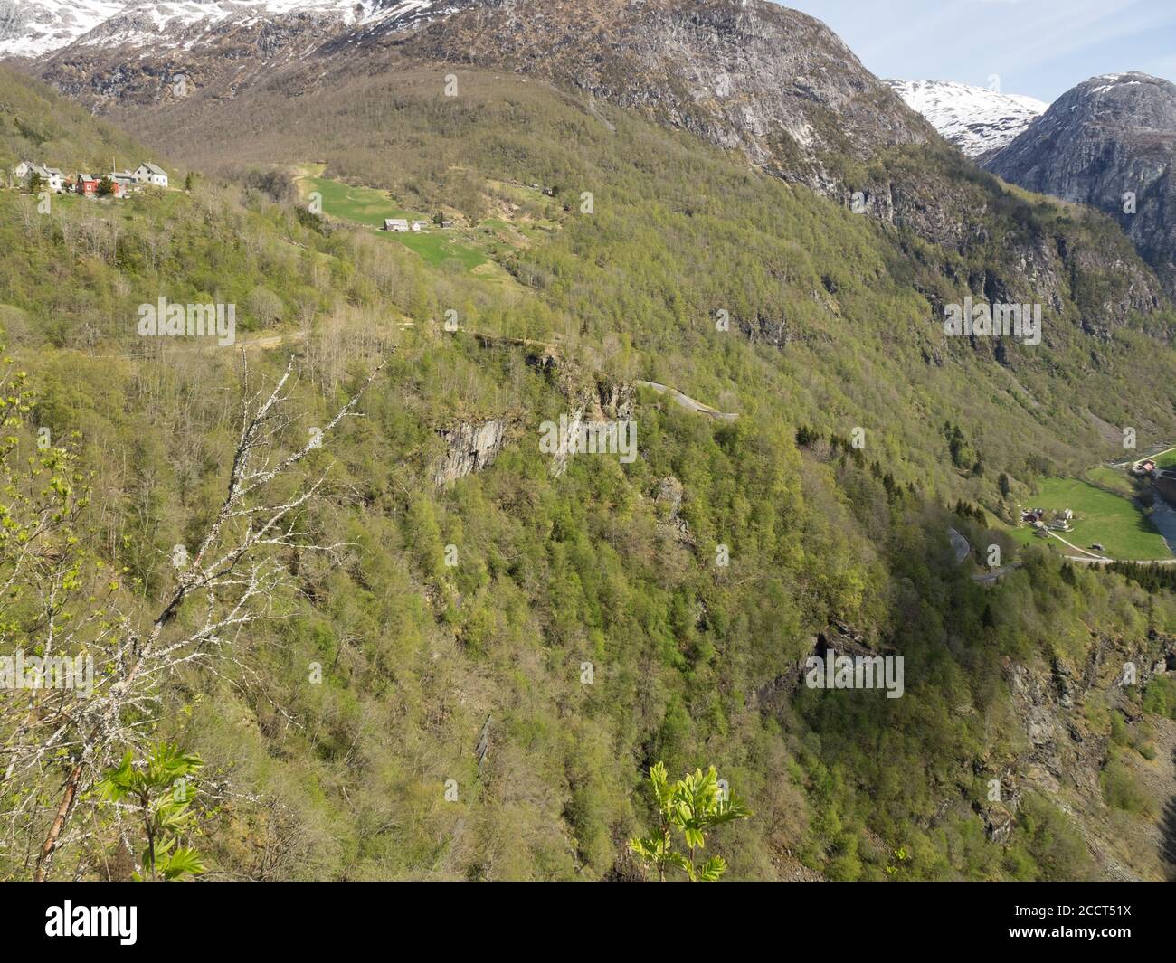 small village flam in norway Stock Photo - Alamy