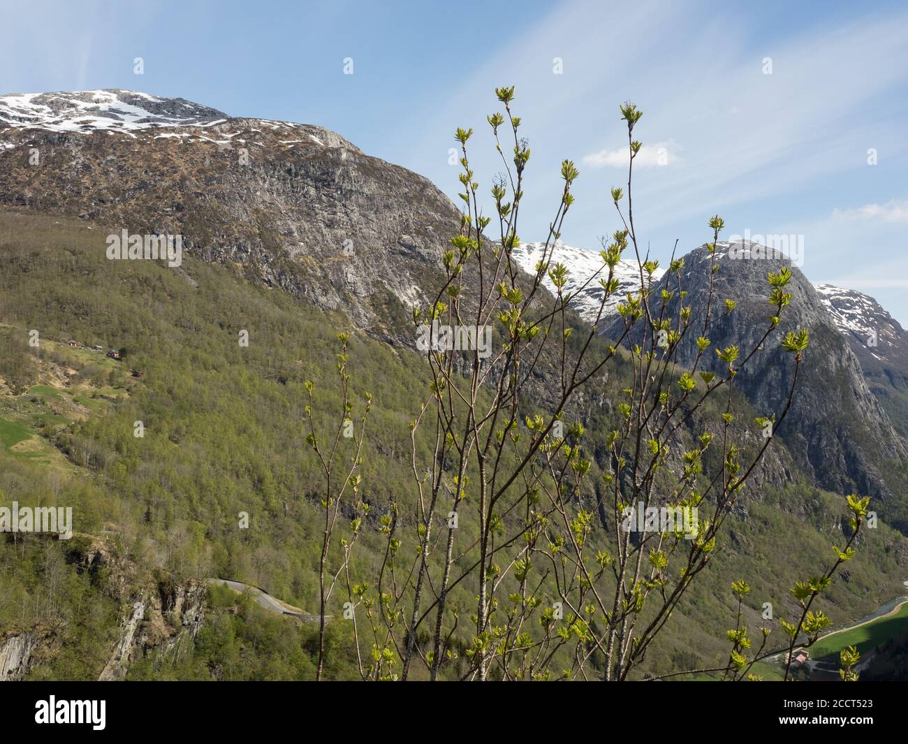 small village flam in norway Stock Photo - Alamy