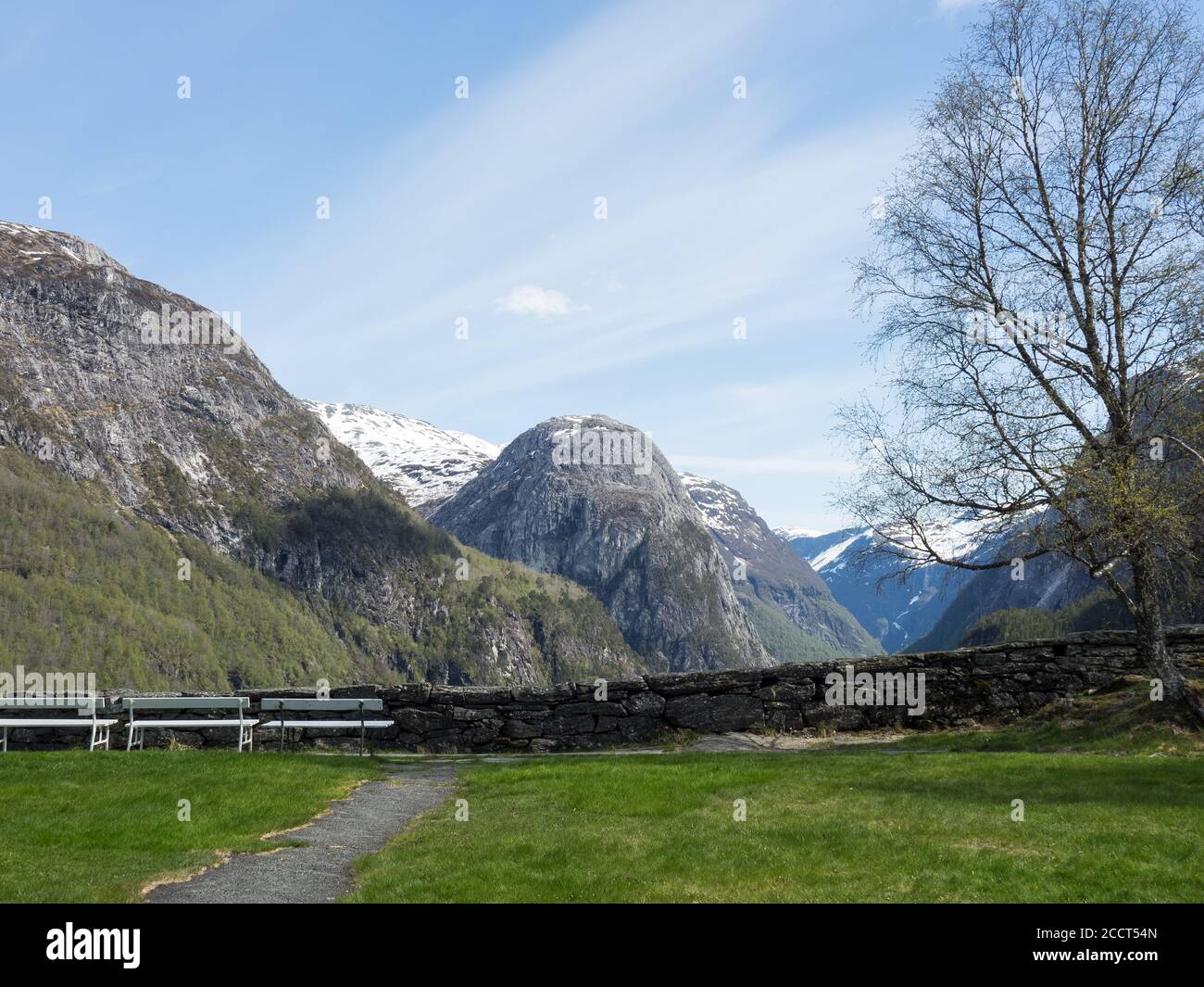 small village flam in norway Stock Photo - Alamy