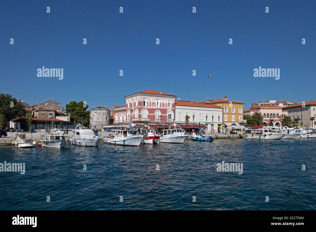 boats at the seafront, Porec, Istria, Croatia Stock Photo - Alamy