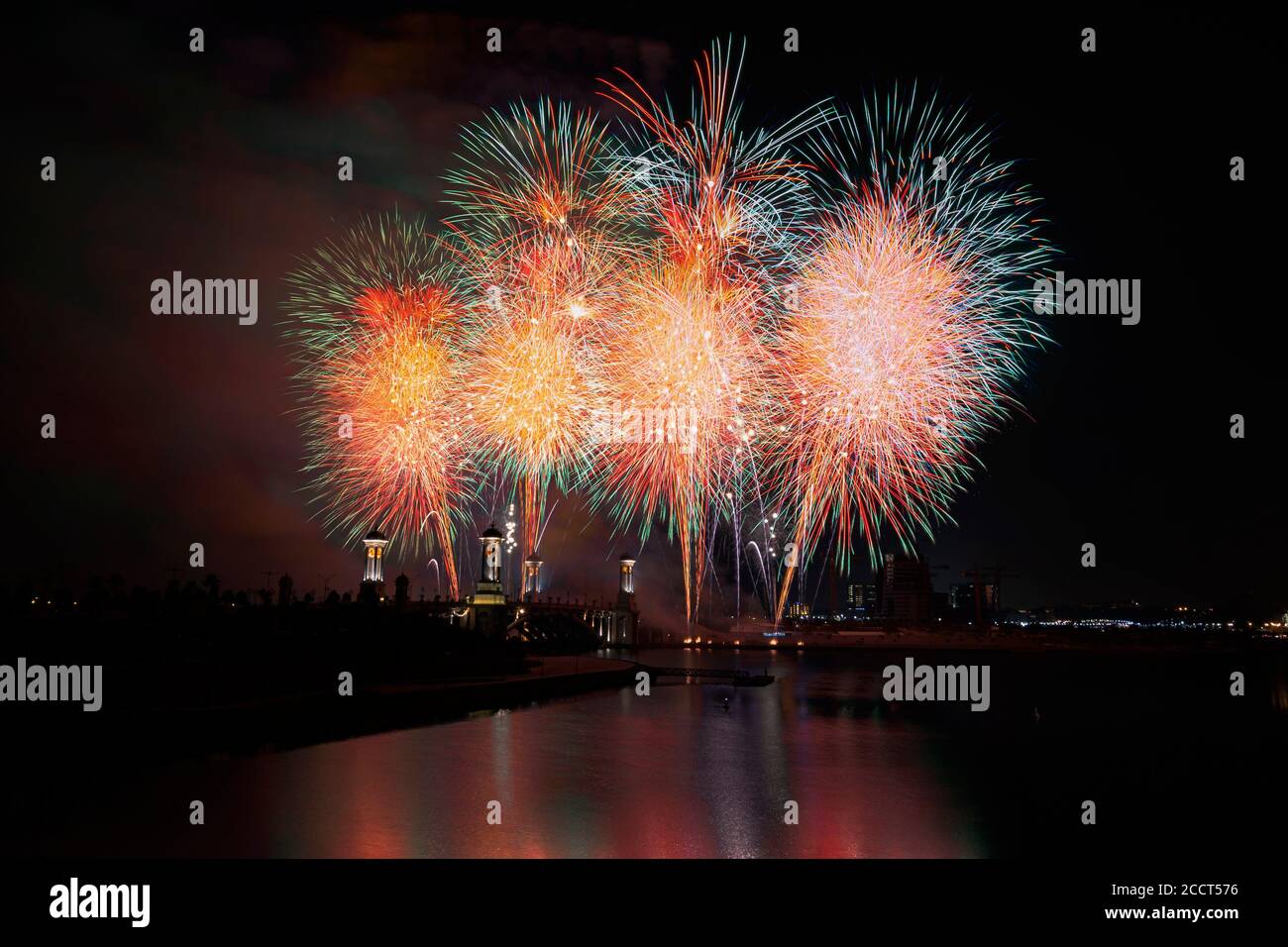 Fireworks in Putrajaya, Malaysia Stock Photo - Alamy