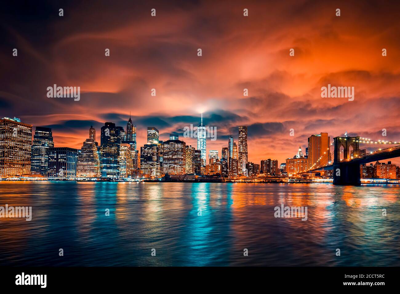 Lower manhattan manhattan sunset downtown skyscrapers river evening ...
