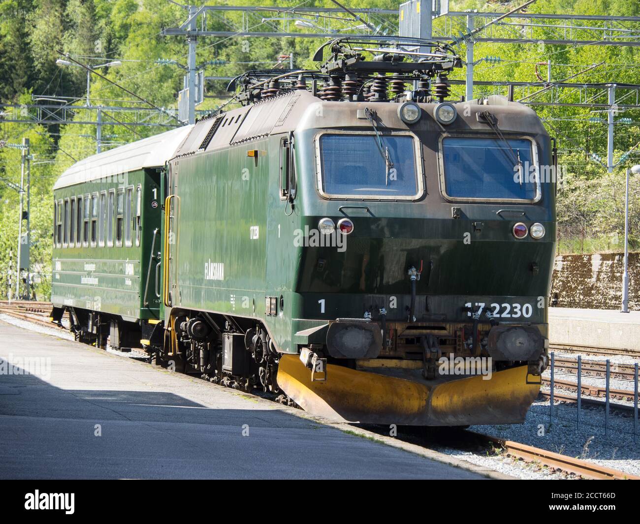 small village flam in norway Stock Photo - Alamy
