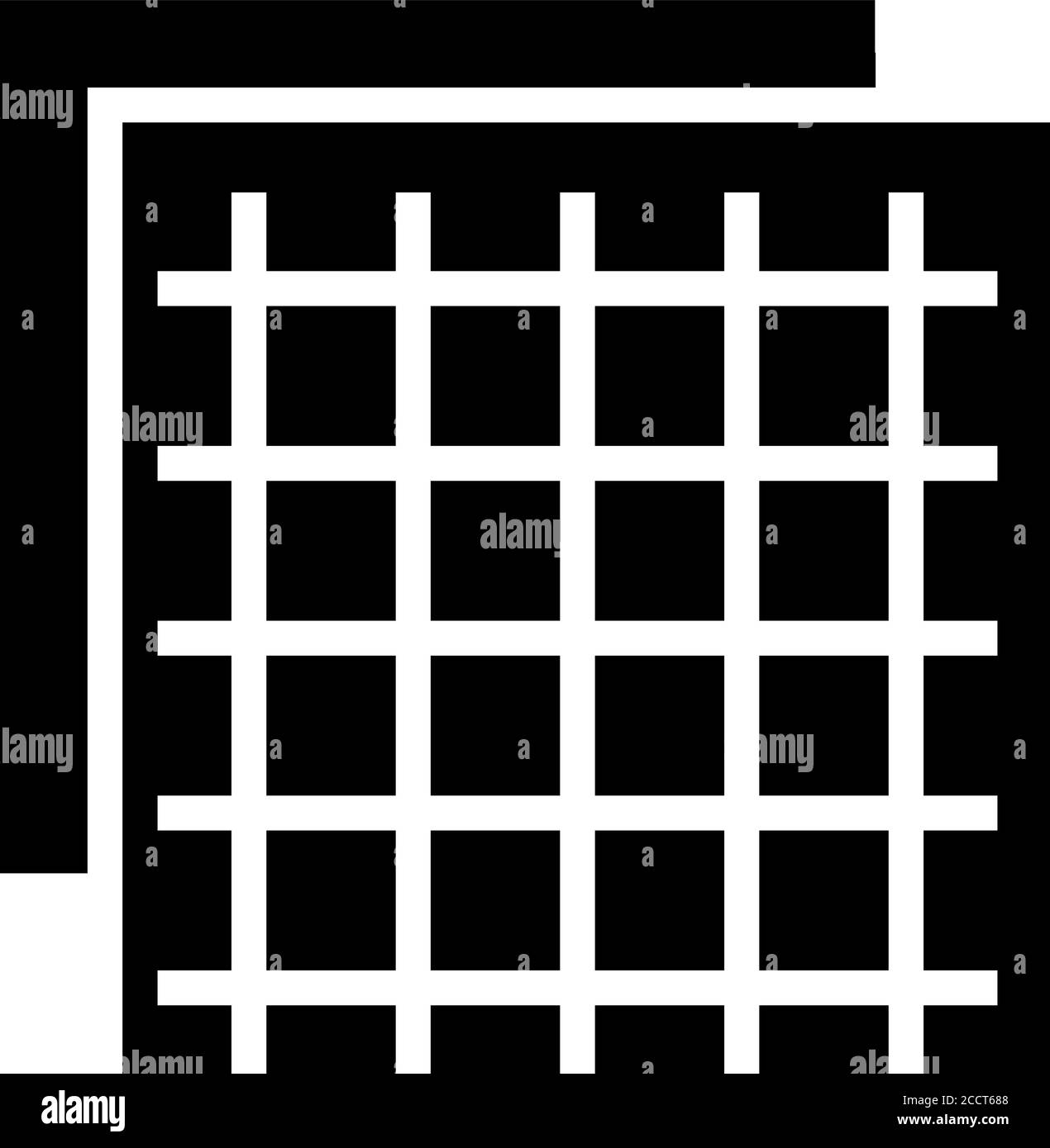 insulation grid glyph icon vector illustration Stock Vector Image & Art ...