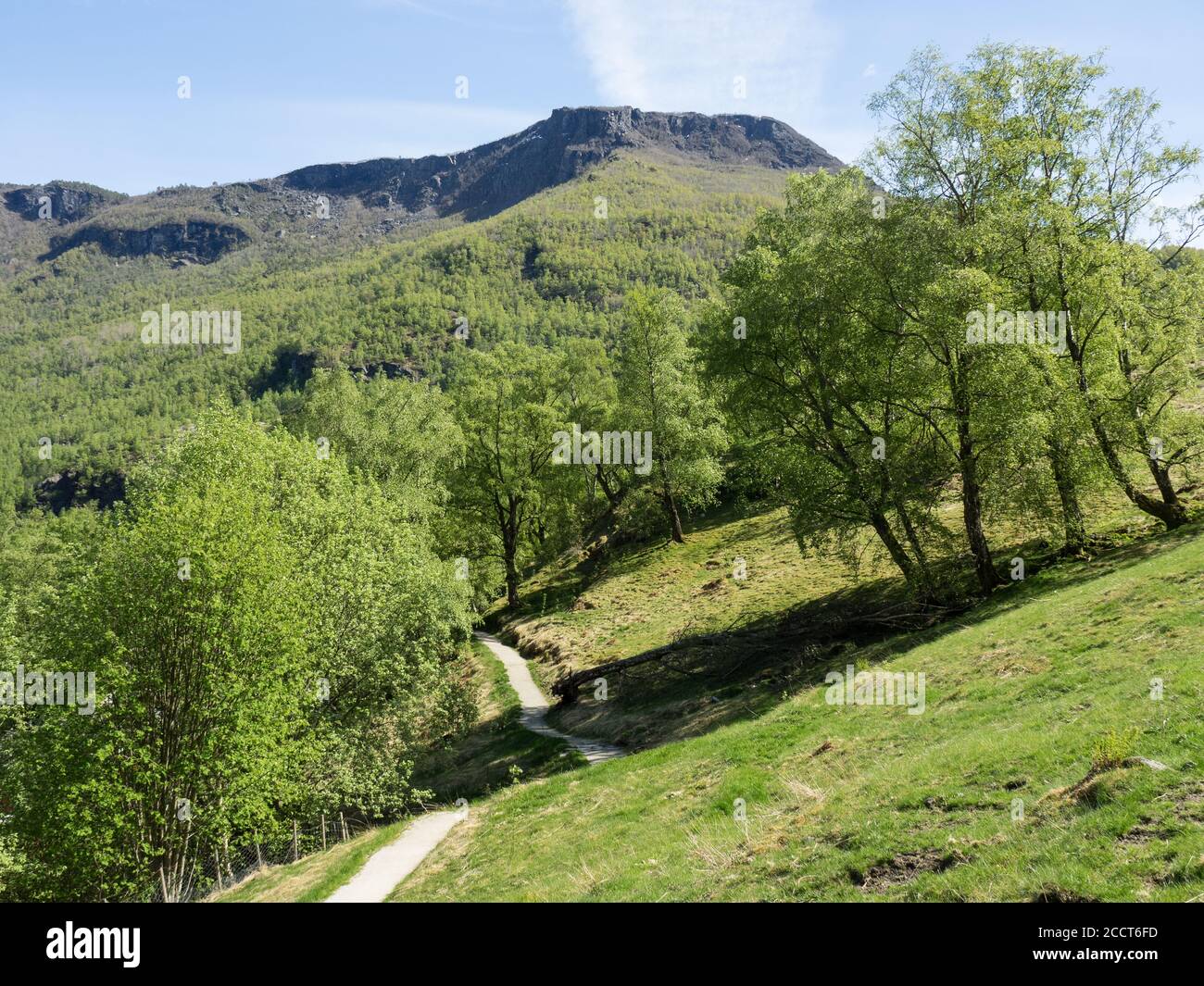 small village flam in norway Stock Photo - Alamy