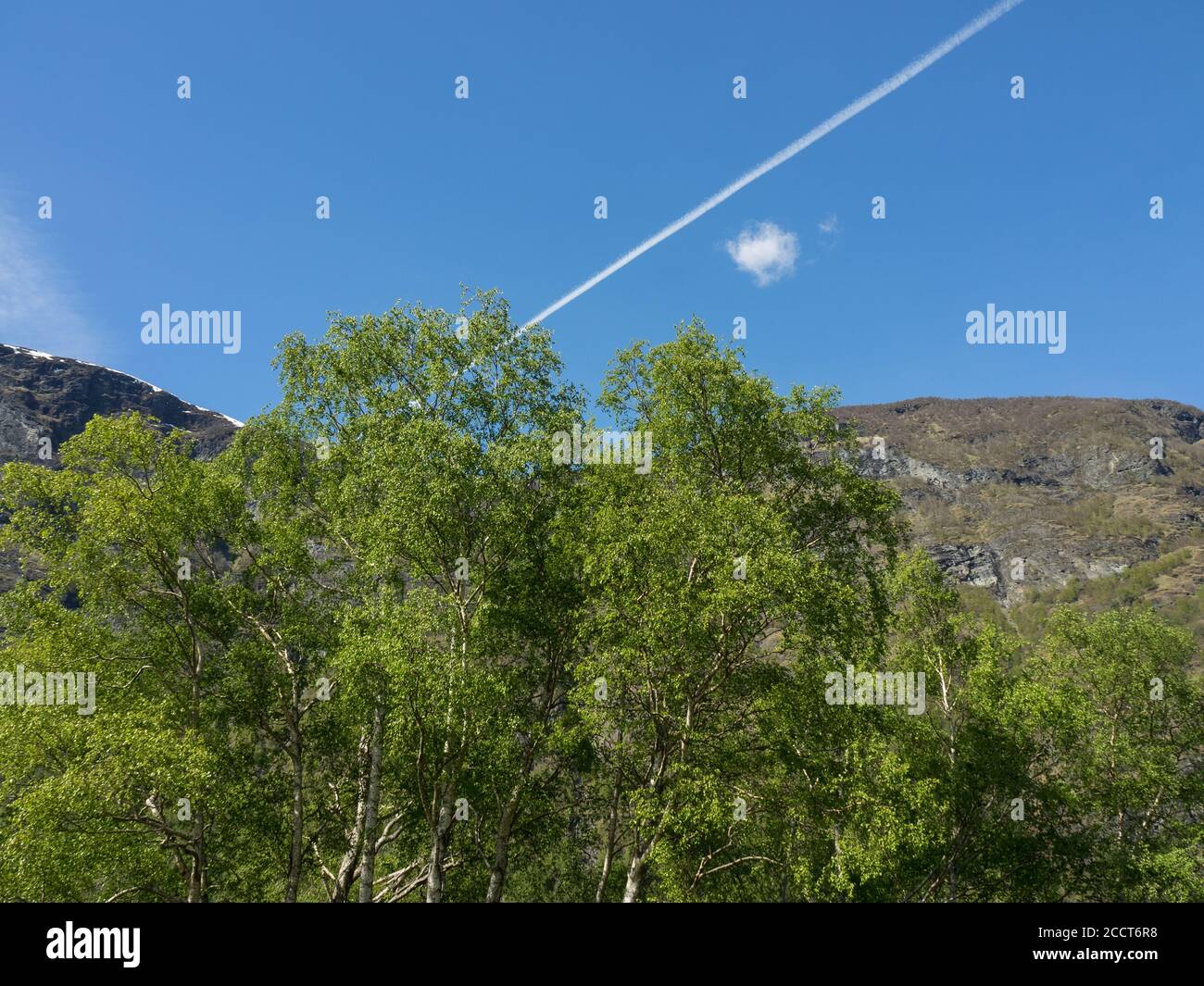 small village flam in norway Stock Photo - Alamy