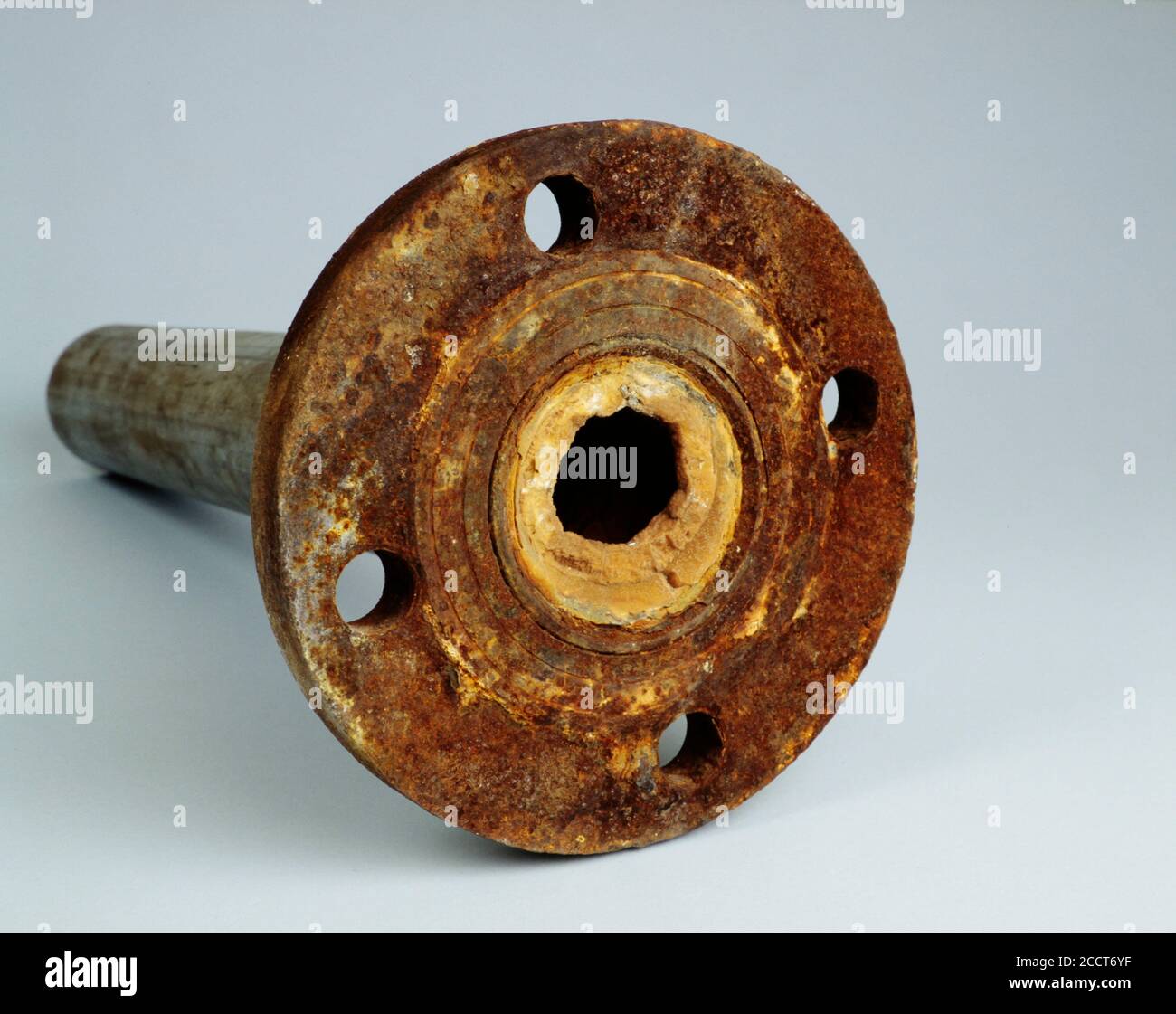 Damage caused by lime water in plumbing and heating systems. Lime ...