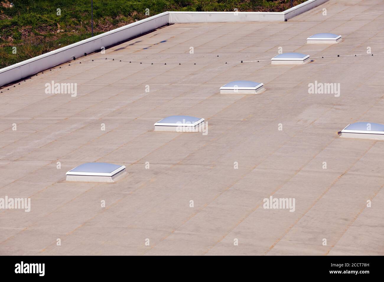 roof window on the industrial hall Stock Photo - Alamy