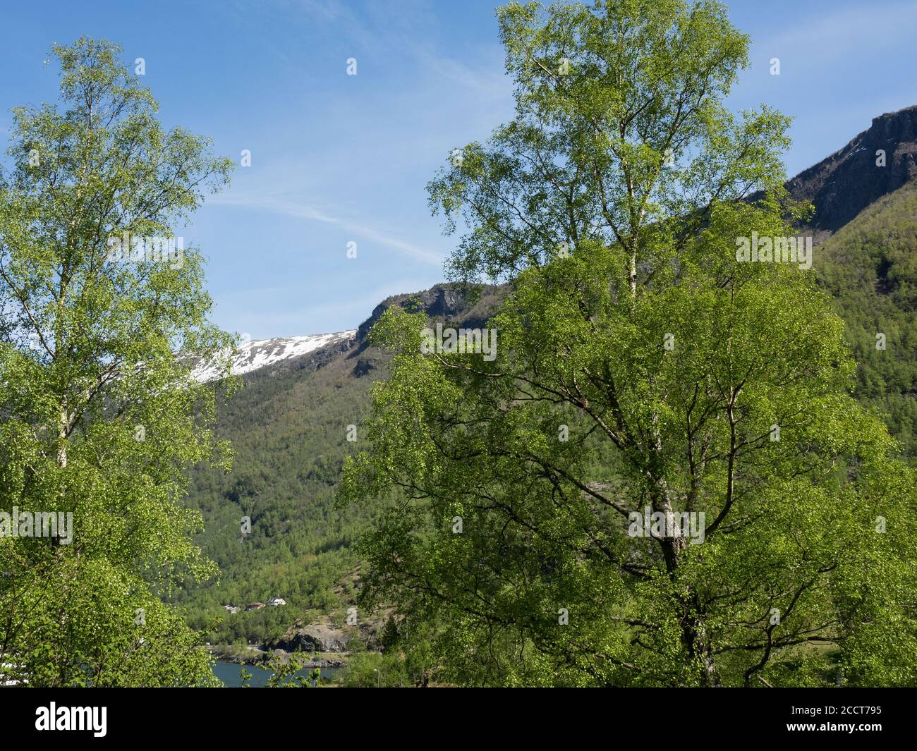 small village flam in norway Stock Photo - Alamy
