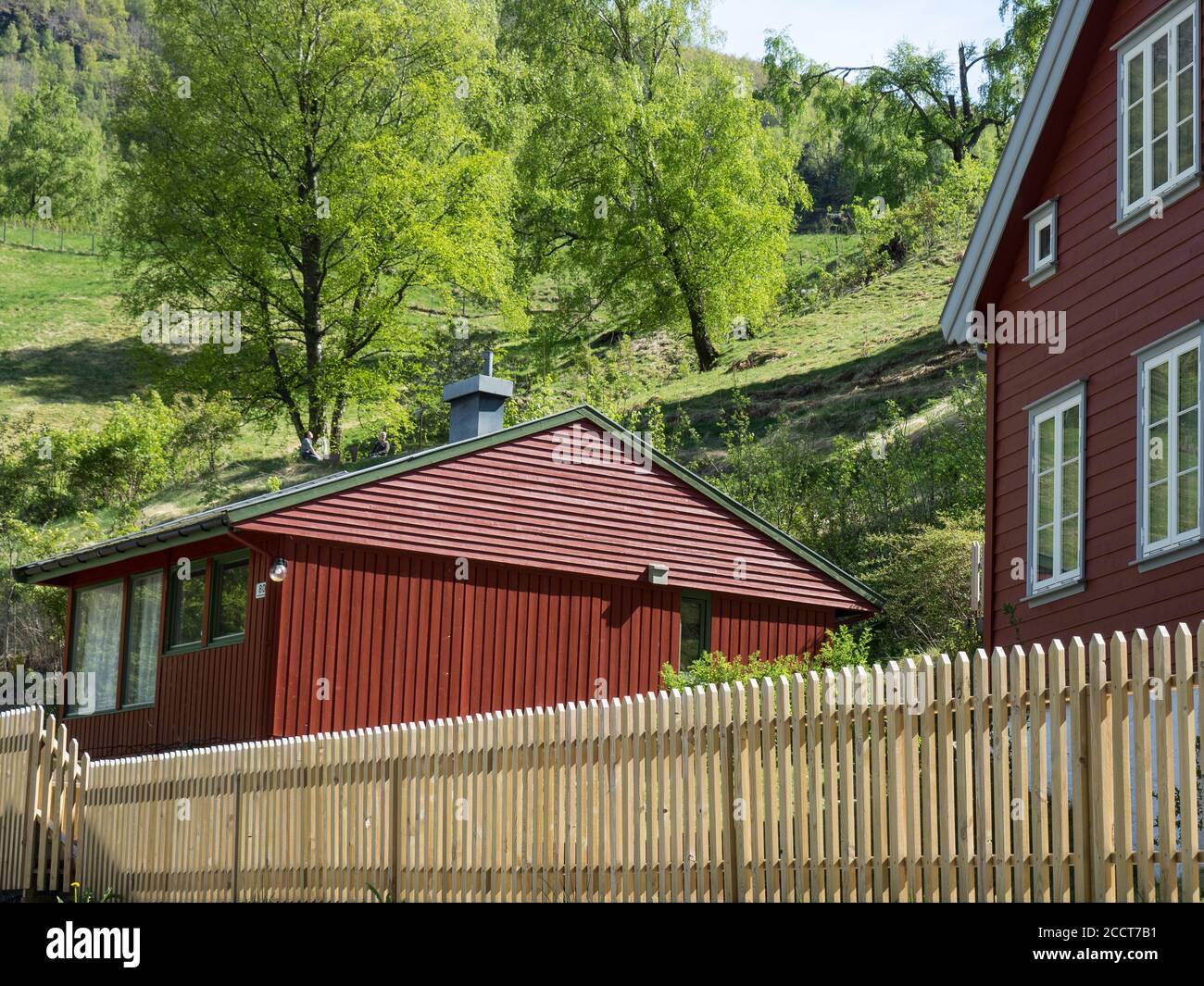 small village flam in norway Stock Photo - Alamy