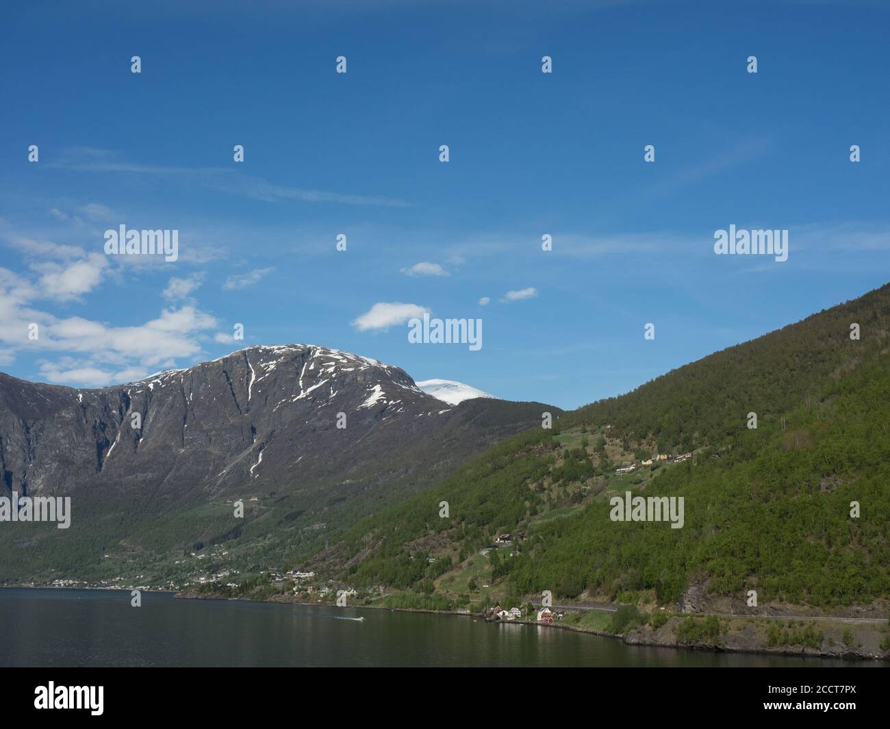 small village flam in norway Stock Photo - Alamy