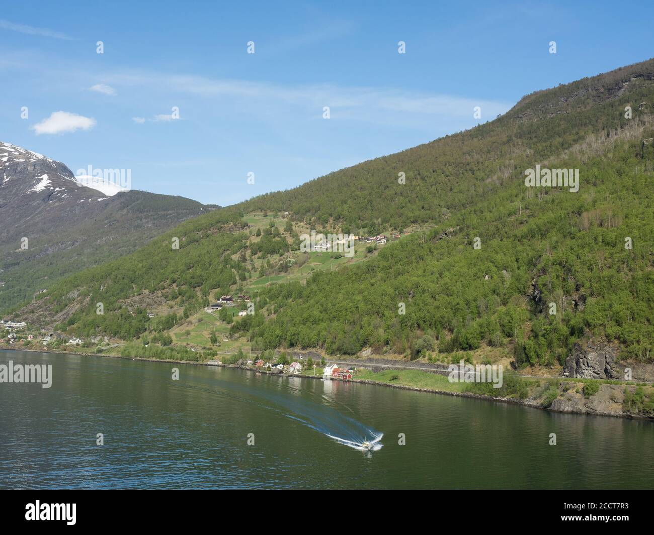 small village flam in norway Stock Photo - Alamy
