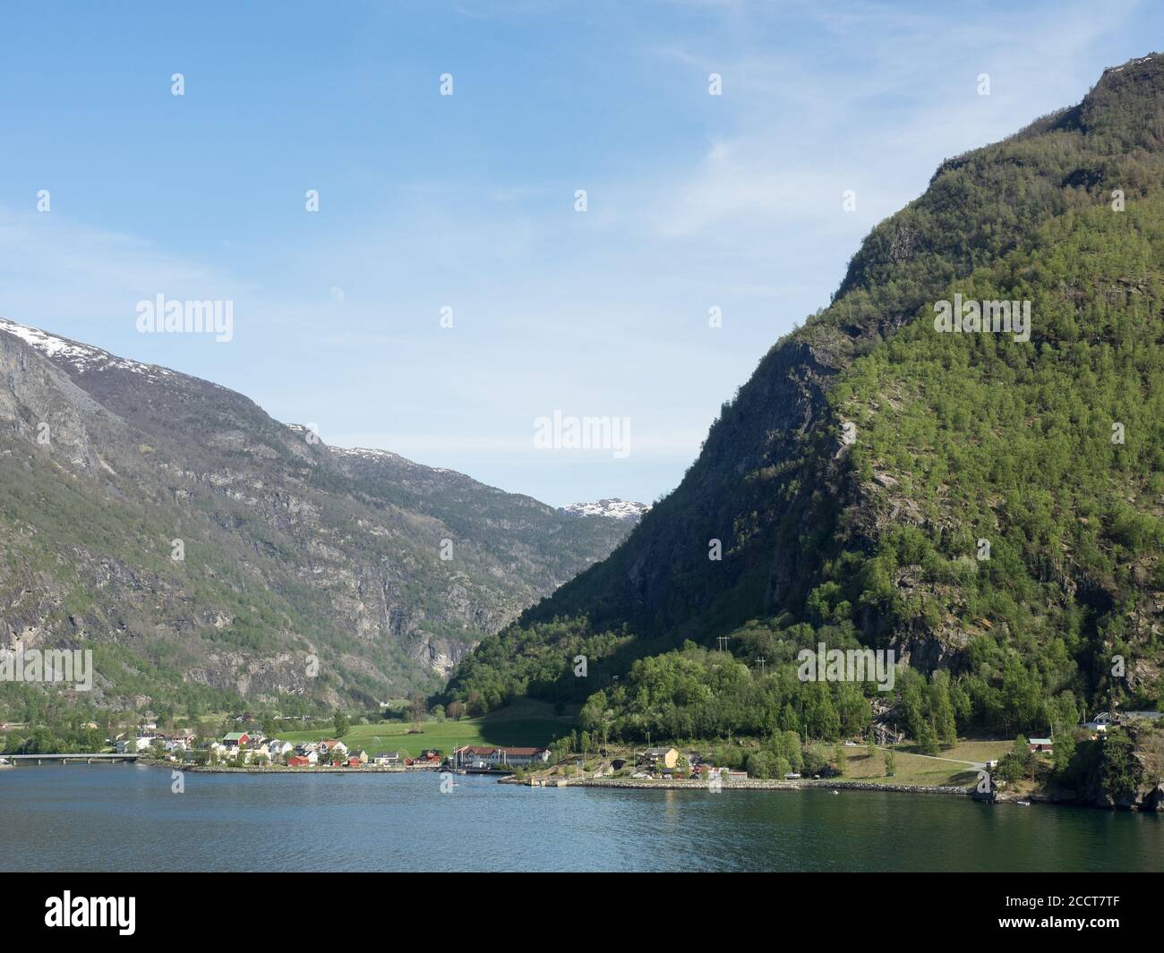 small village flam in norway Stock Photo - Alamy