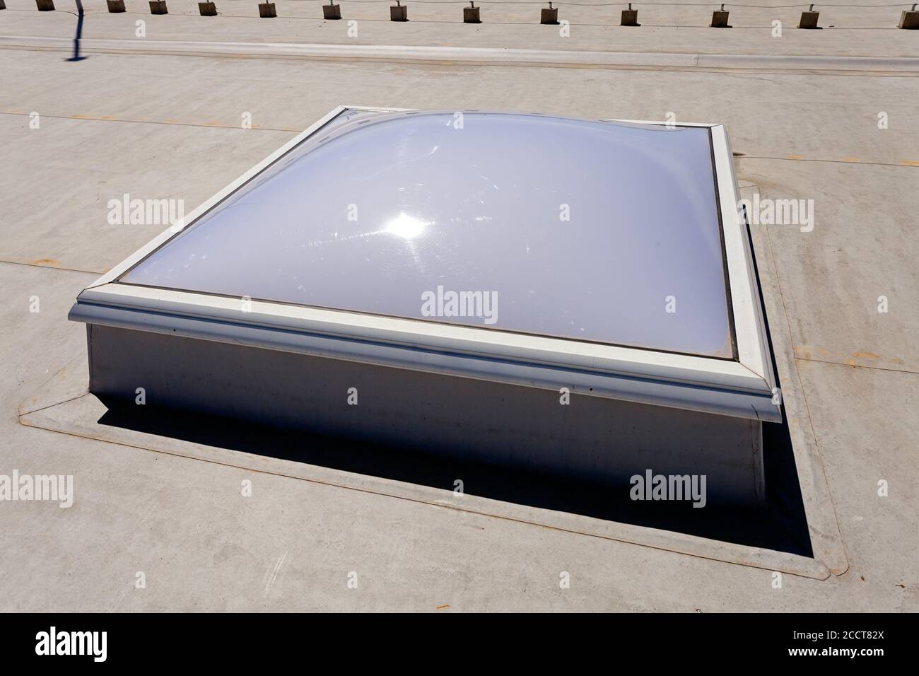 roof window on the industrial hall Stock Photo - Alamy