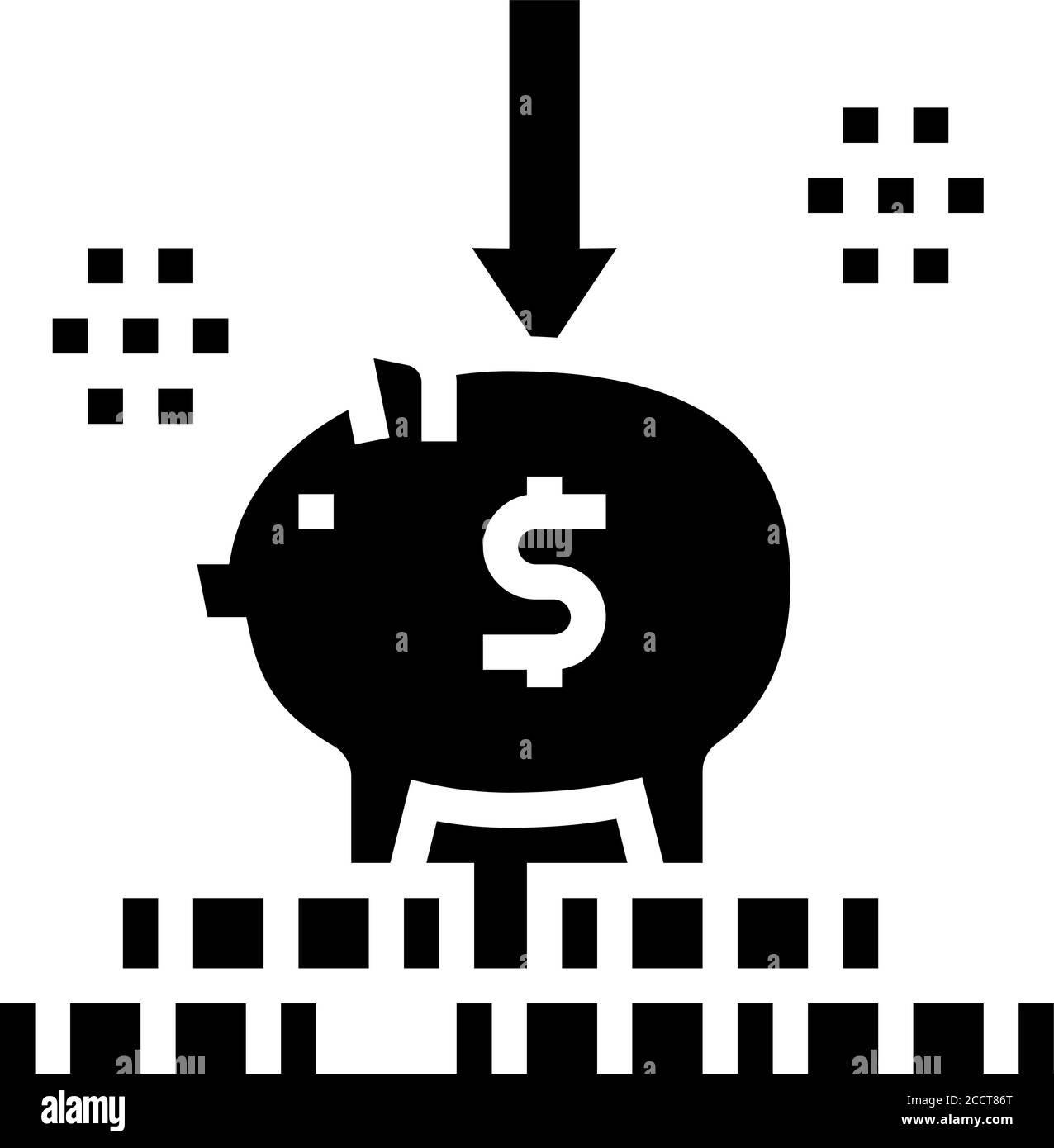 Money education piggy bank Black and White Stock Photos & Images - Alamy