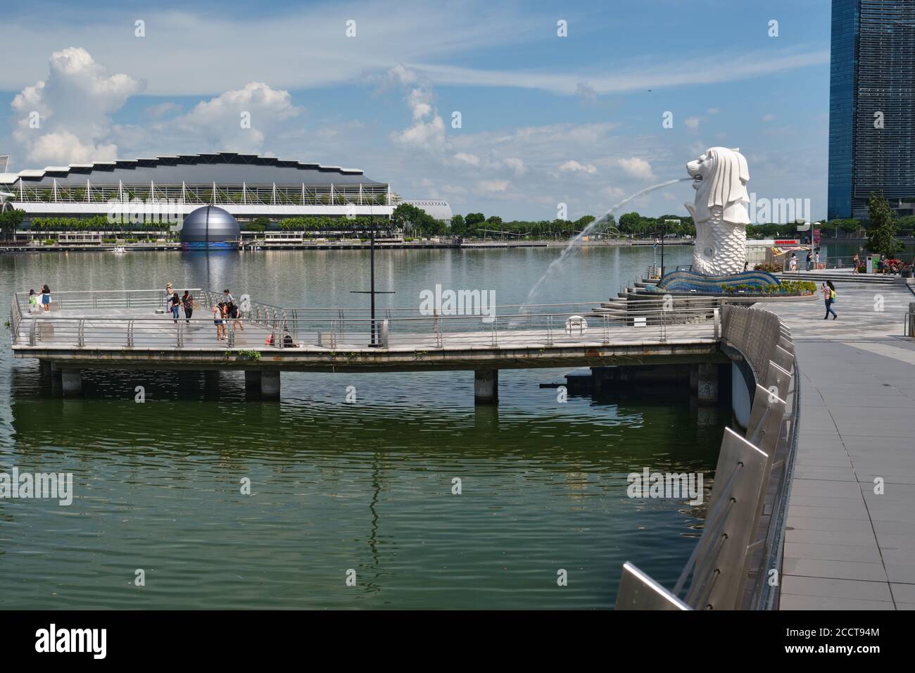 SINGAPORE, SINGAPORE - Aug 19, 2020: Little visitors / tourists seen at ...