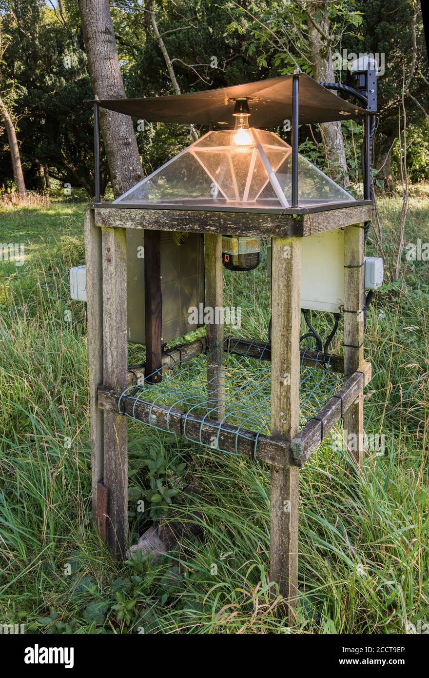 Mains operated moth traps hi-res stock photography and images - Alamy
