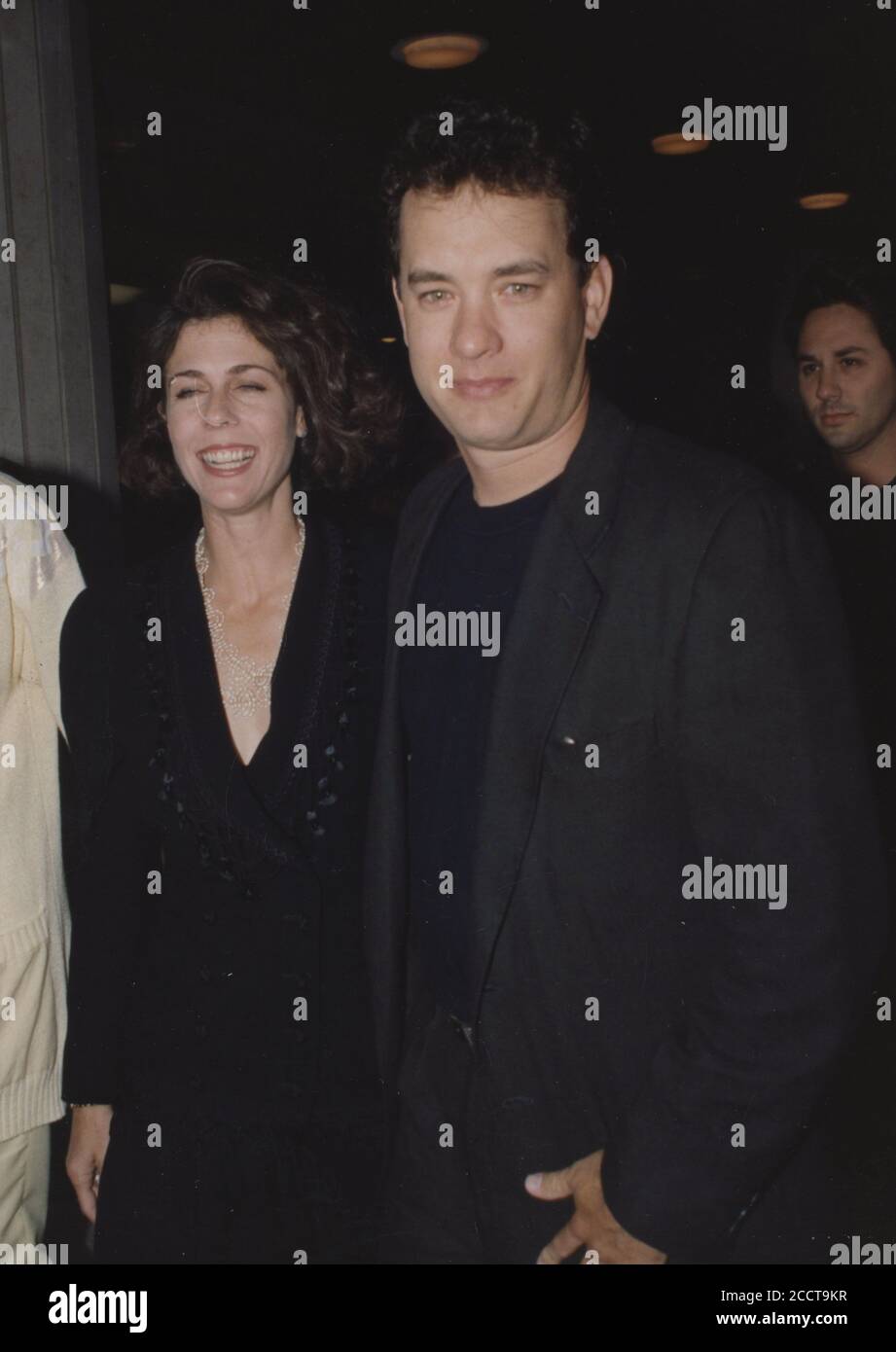Los Angeles.CA.USA. LIBRARY. Tom Hanks and Rita Wilson at the premiere ...