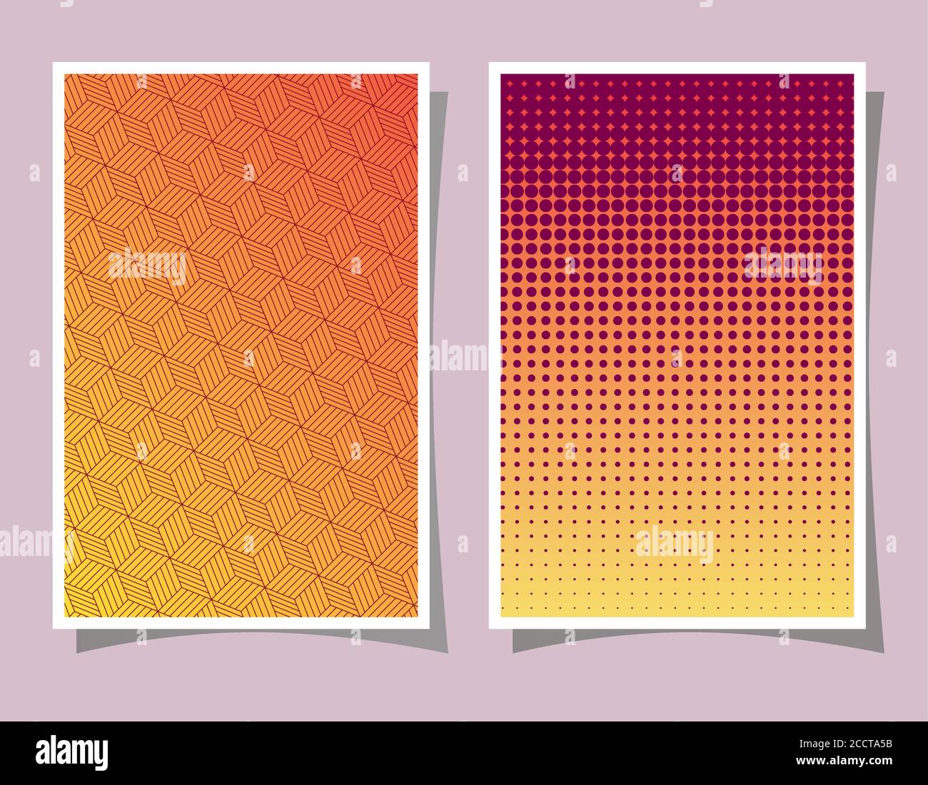 orange and pink with yellow gradient and pattern backgrounds frames ...