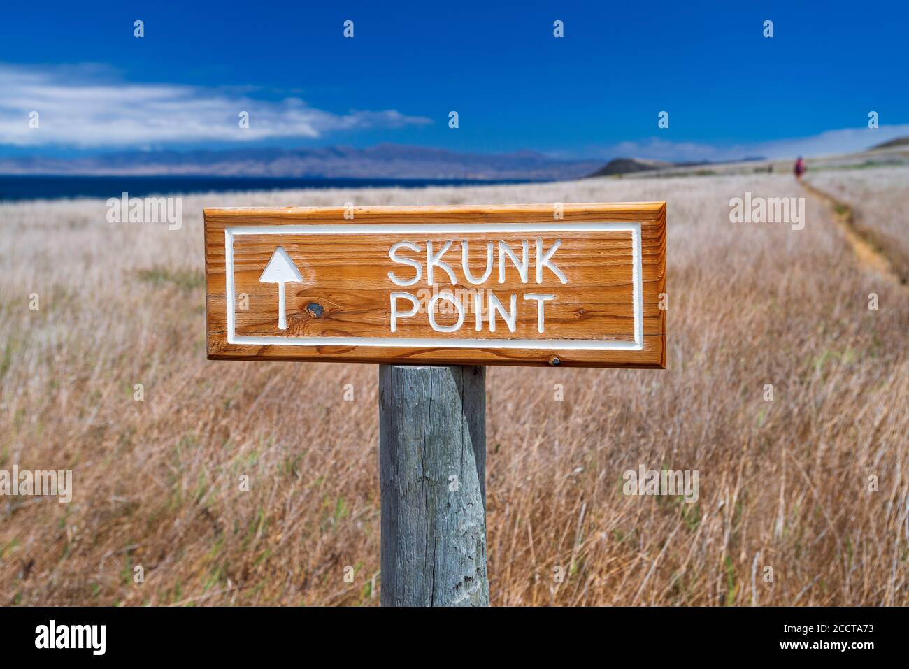 Skunk point trail sign hi-res stock photography and images - Alamy