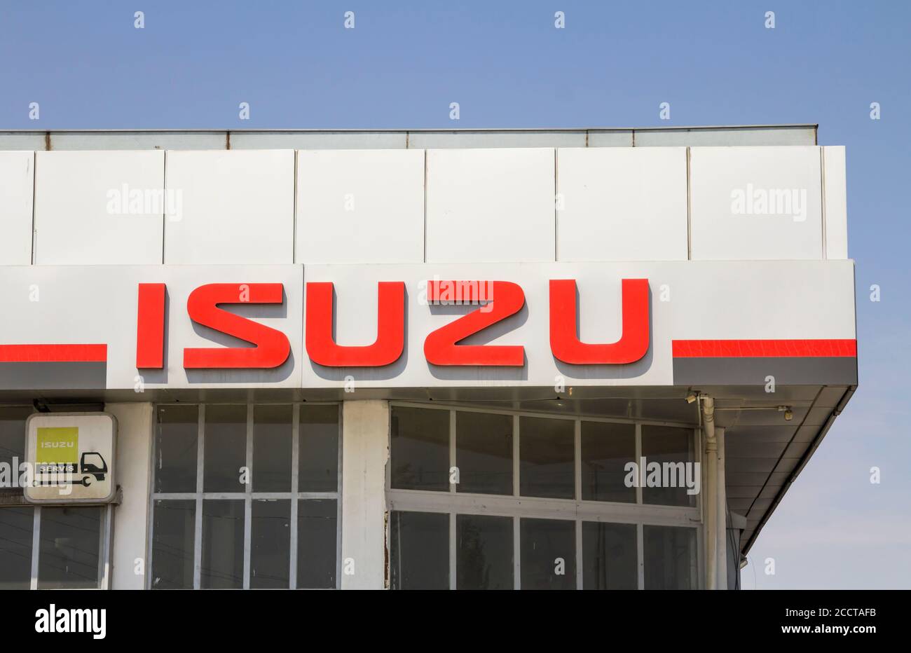 Ankara, Turkey : Isuzu dealership signage. Isuzu is a Japanese ...