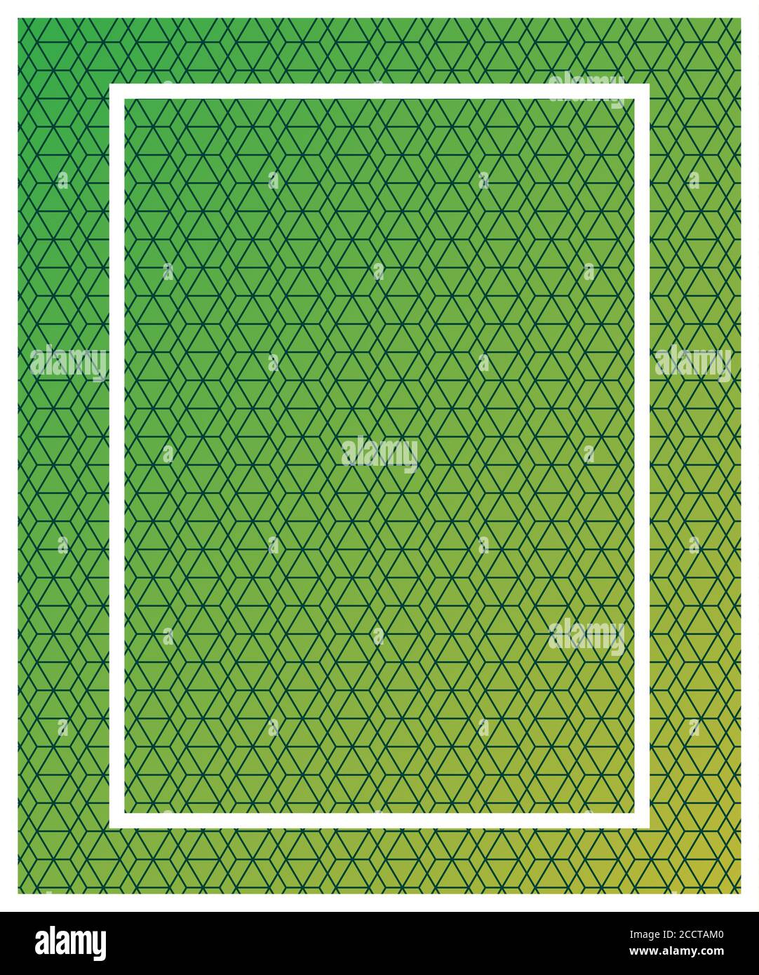 green gradient and pattern background with frame design Abstract ...