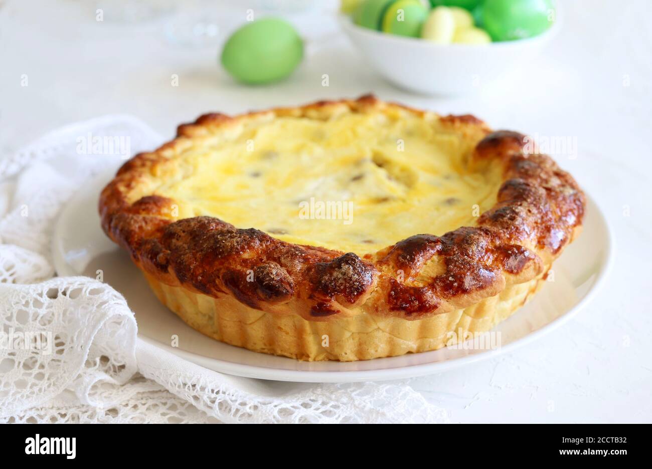 Easter curd cake hi-res stock photography and images - Alamy
