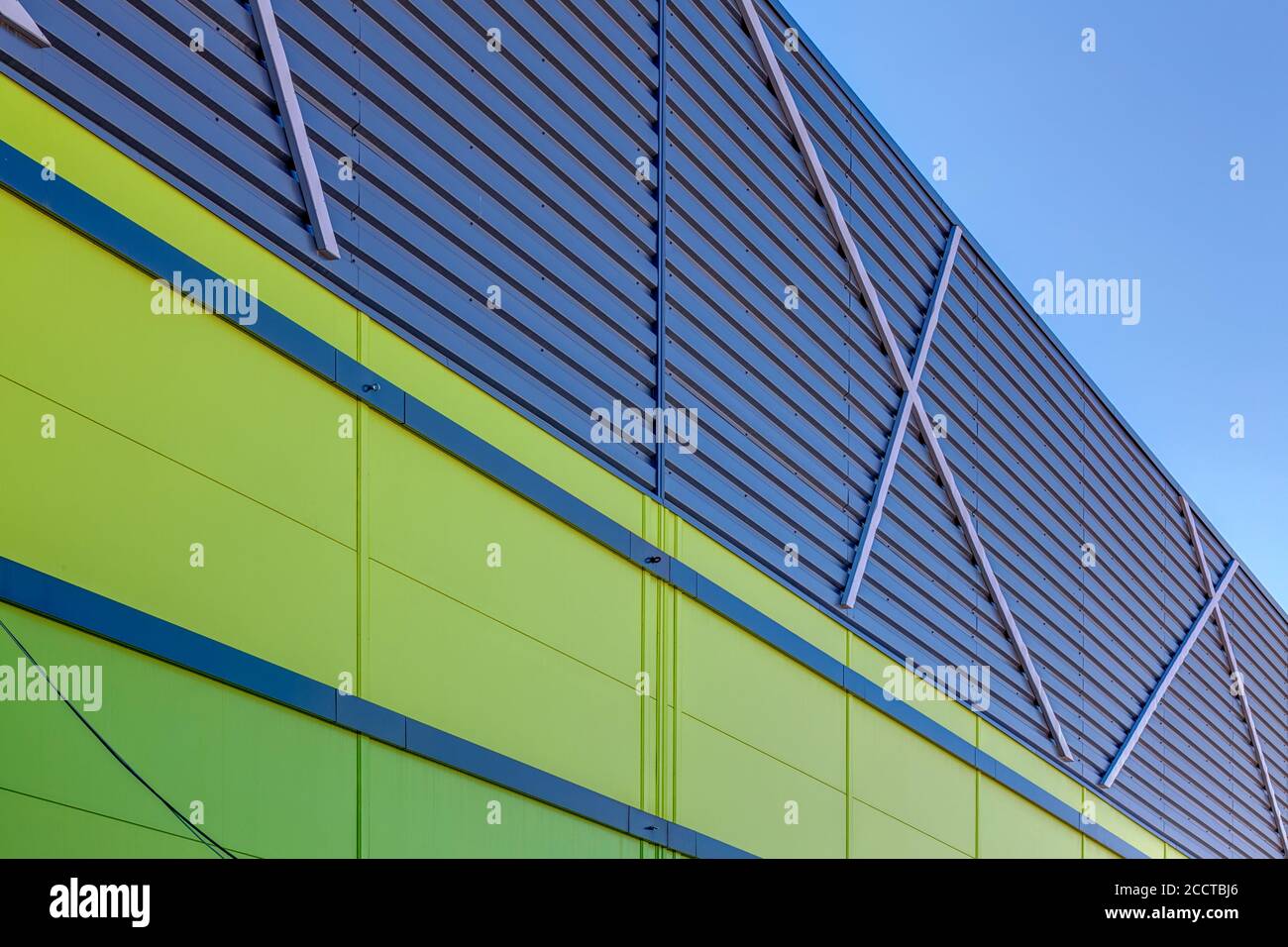 Completion of works on the exterior of an industrial building Stock ...