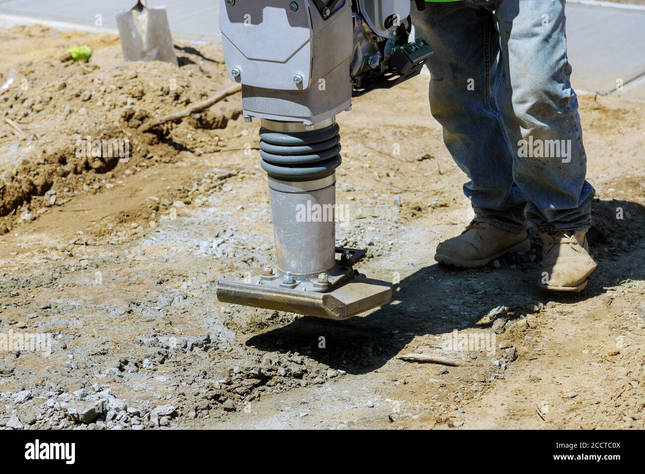 Tamping machine hi-res stock photography and images - Alamy