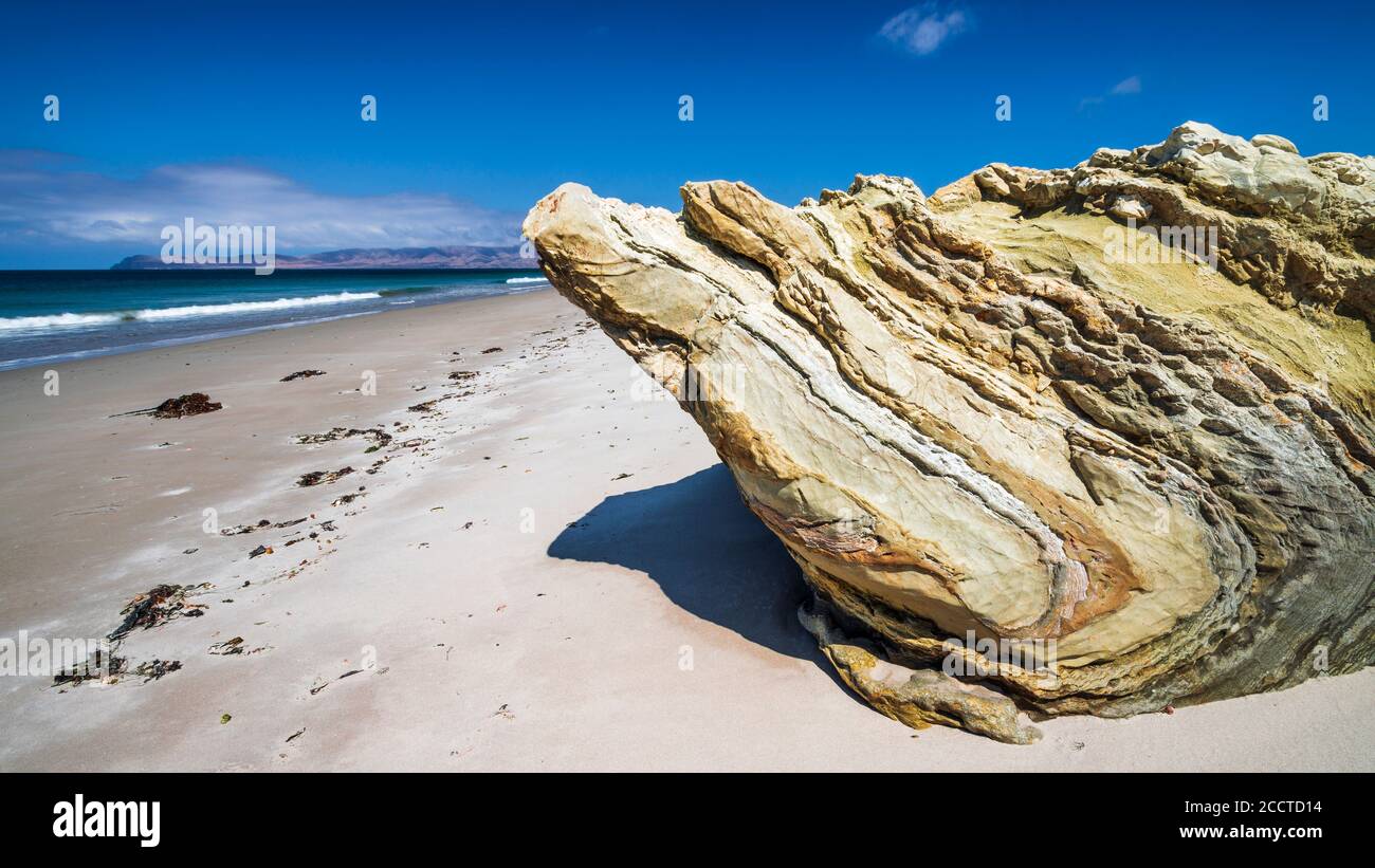 The beach at Skunk Point, Santa Rosa Island, Channel Islands National ...