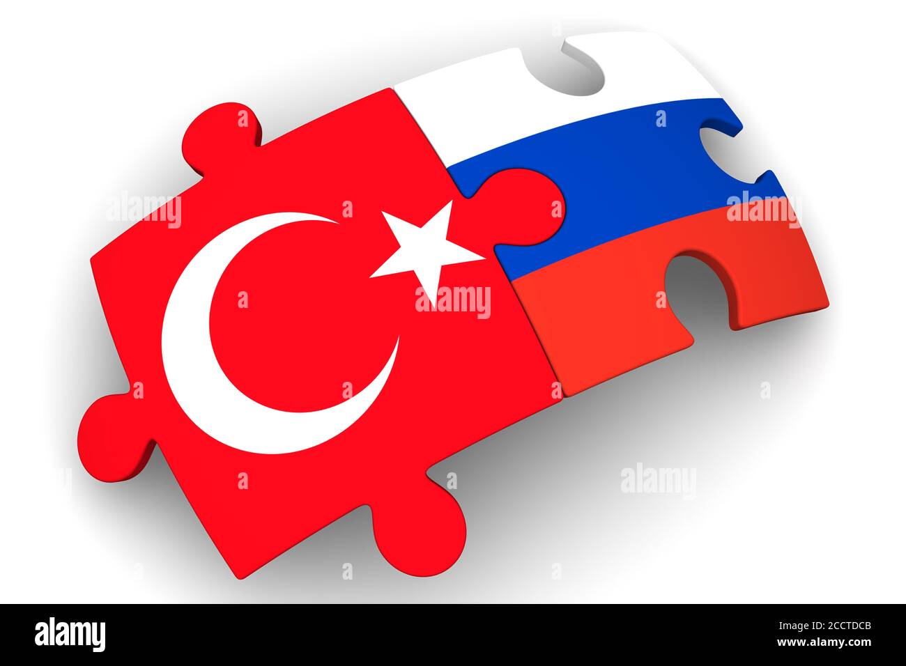 Flags of russia and turkey hi-res stock photography and images - Alamy