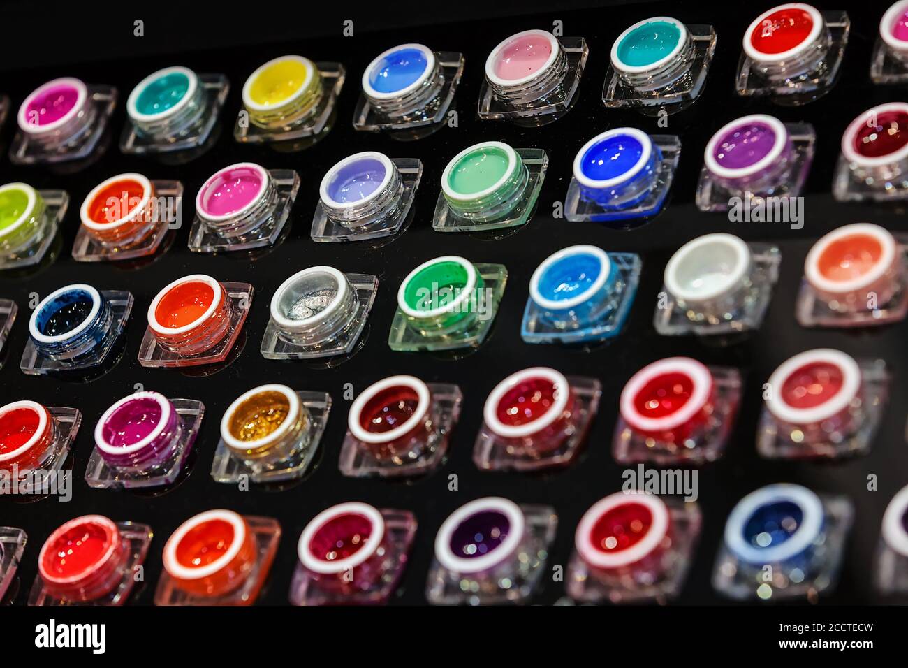 samples gels for nails different colors Stock Photo - Alamy