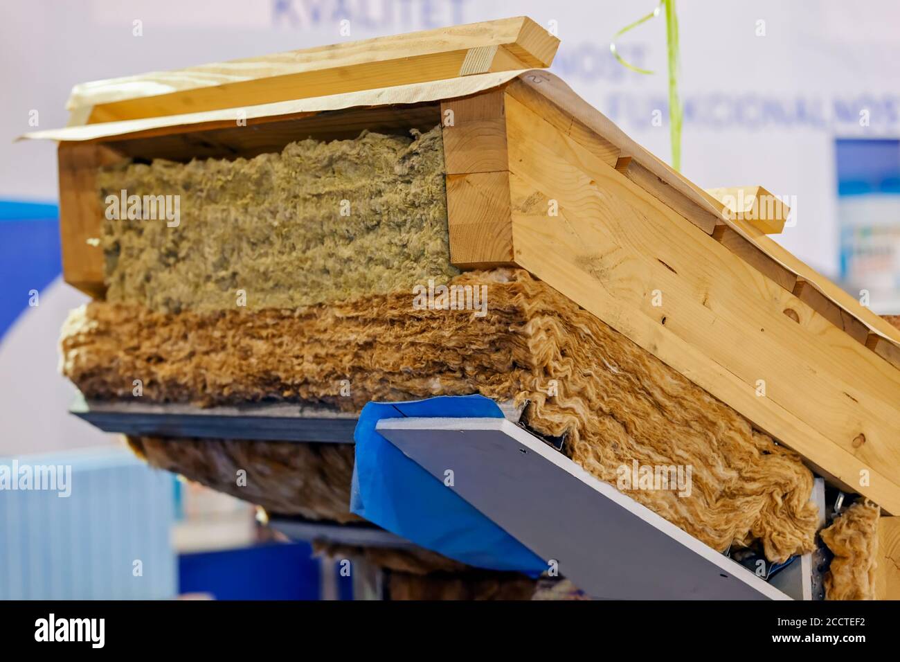 Cross section house insulation hi-res stock photography and images - Alamy