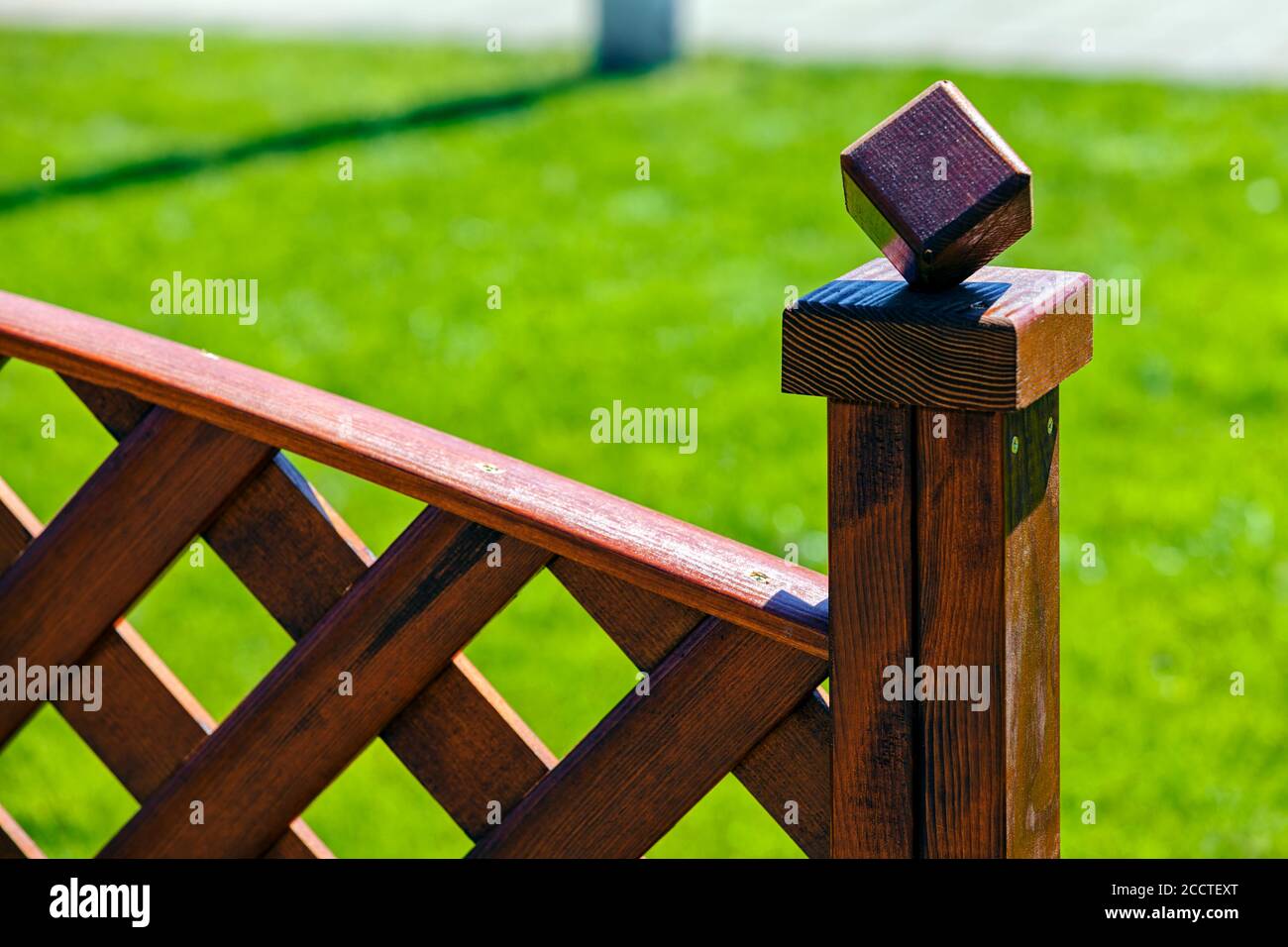 fence from wooden planks, note shallow depth of field Stock Photo - Alamy