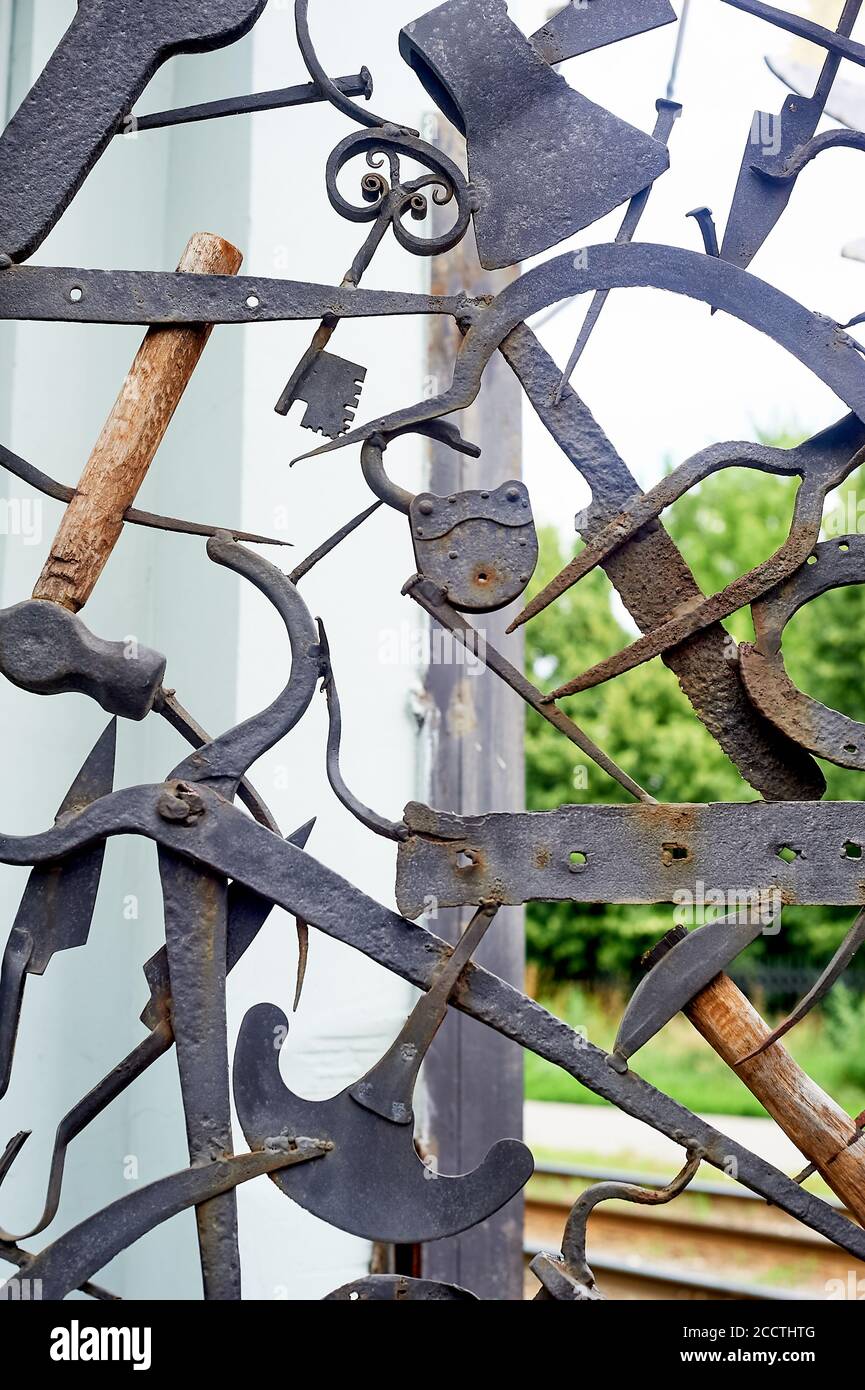 Texture.Different items made by a blacksmith, combined together. Forge ...