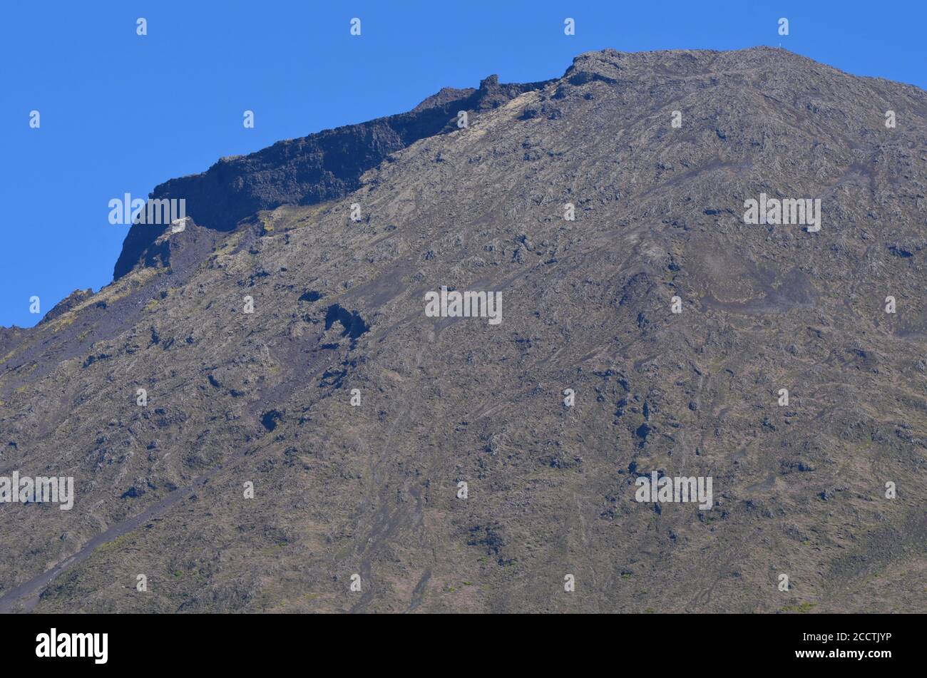 The conical Pico volcano looming over its namesake island (Azores ...