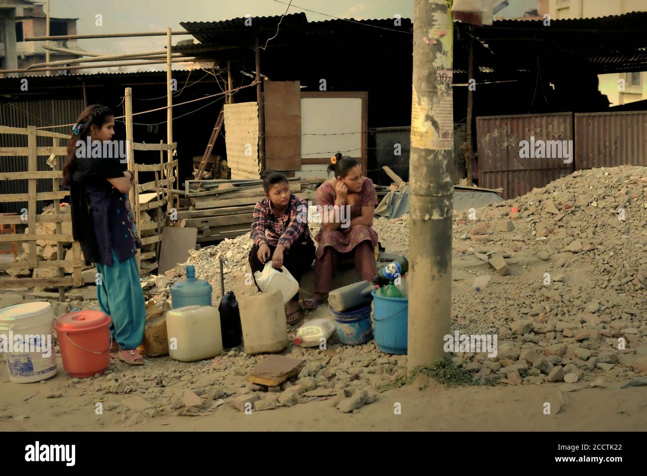Nepal water supply hi-res stock photography and images - Alamy