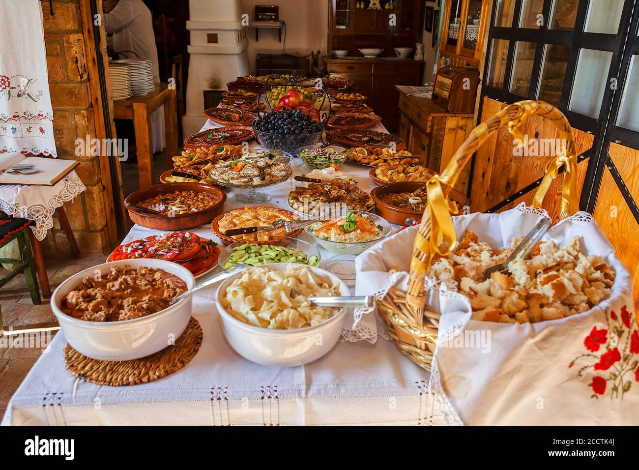 traditional Serbian lunch, note shallow depth of field Stock Photo - Alamy