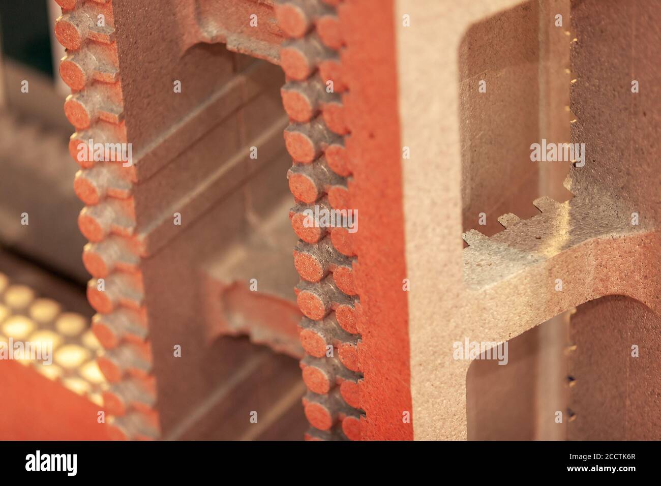 thermo blocks for the construction of buildings Stock Photo - Alamy