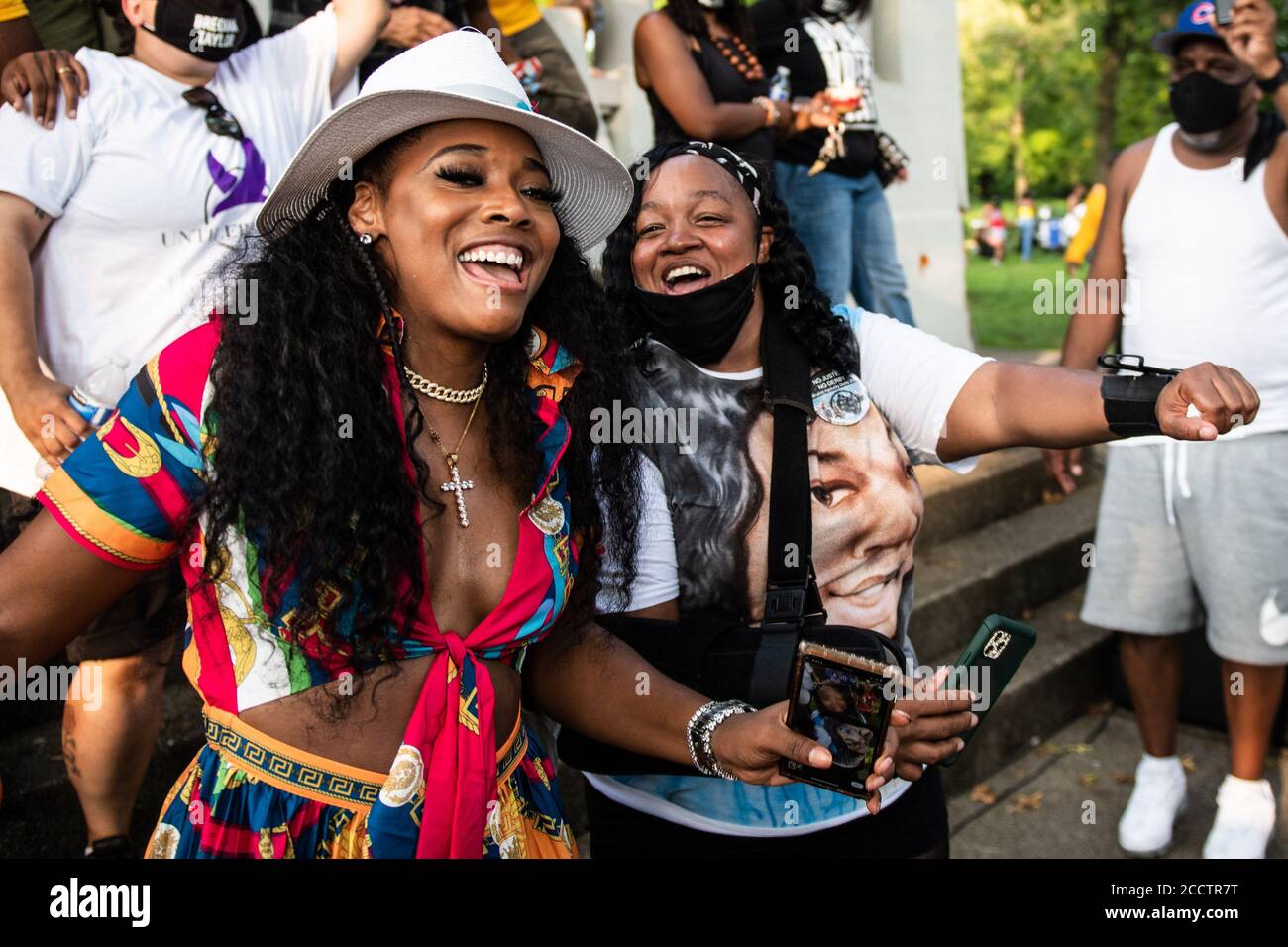 Louisville, KY, USA. 23rd Aug, 2020. Yandy Smith-Harris and Tamika ...