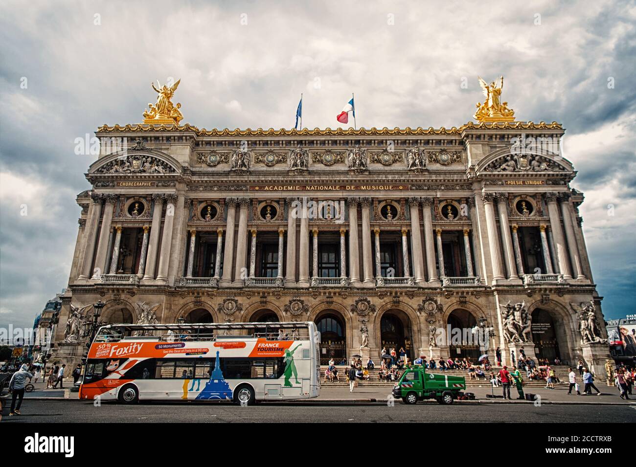 Paris, France - June 02, 2017: Palais Garnier facade. National academy ...