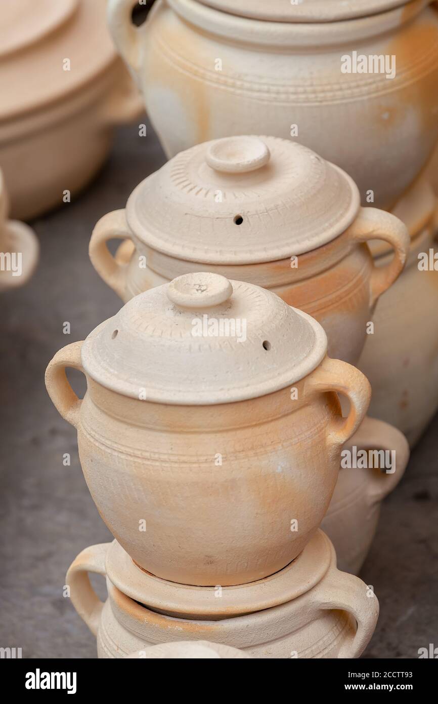 clay pots for different purposes Stock Photo - Alamy