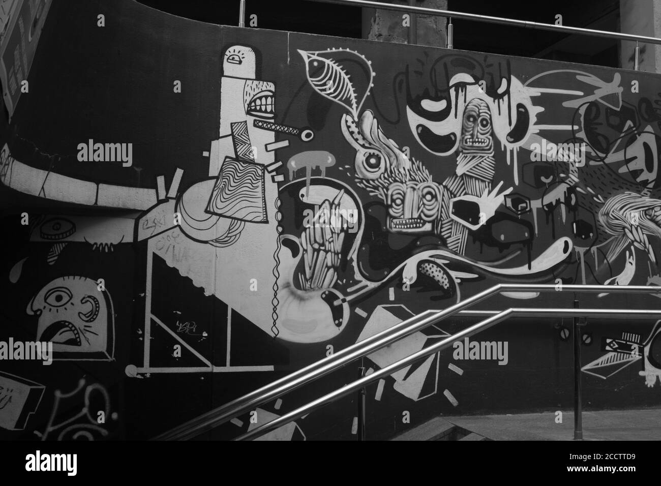 Poland graffiti Black and White Stock Photos & Images - Alamy