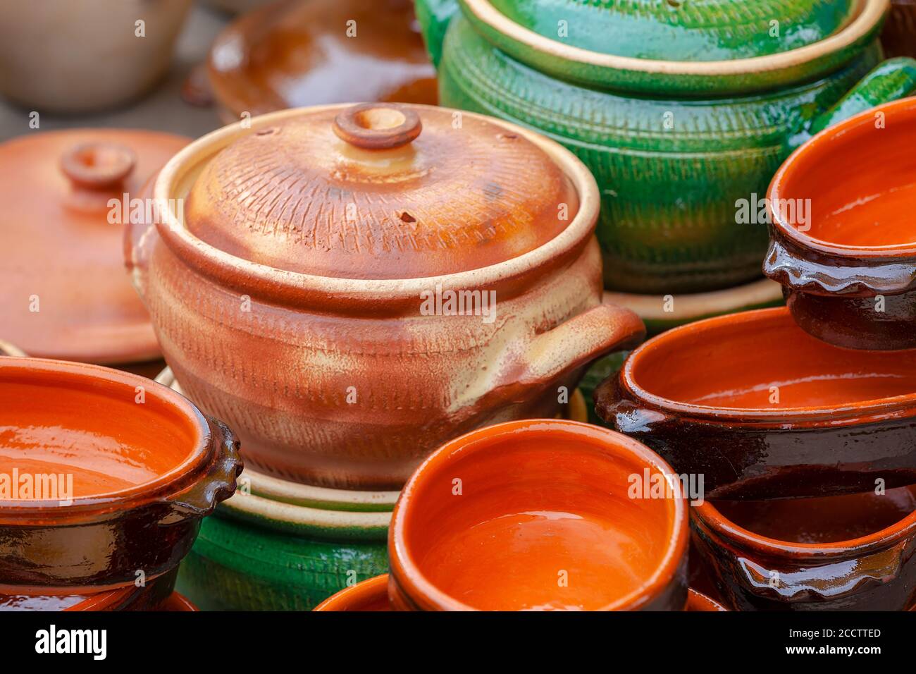 clay pots for different purposes Stock Photo - Alamy