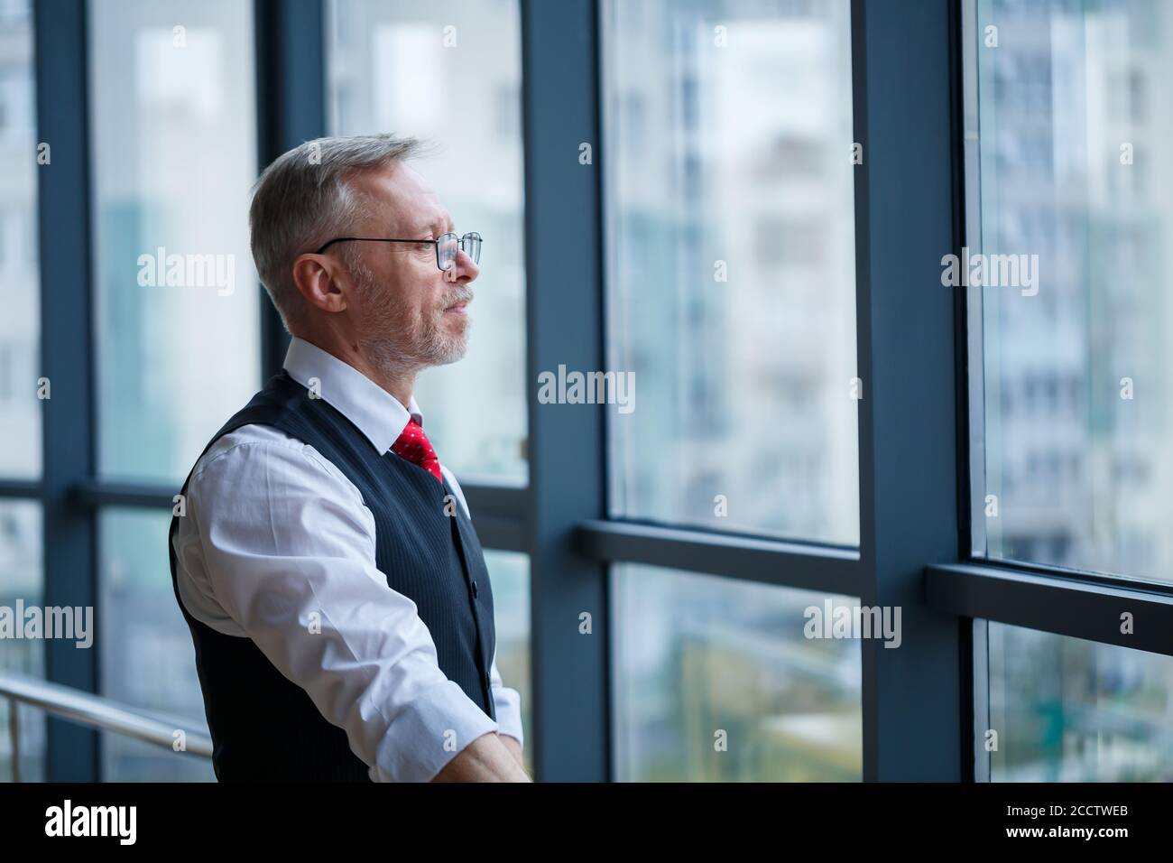 Happy skilled worker stands hi-res stock photography and images - Alamy
