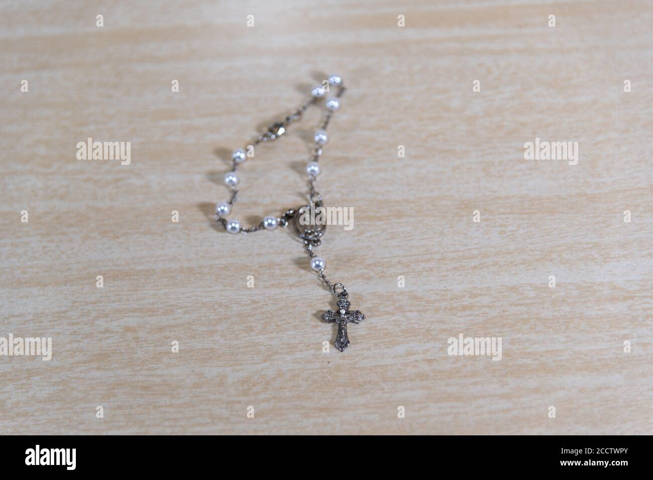 Rosary and religious crucifix. Symbols of Catholicism. Crucifix (Cross ...