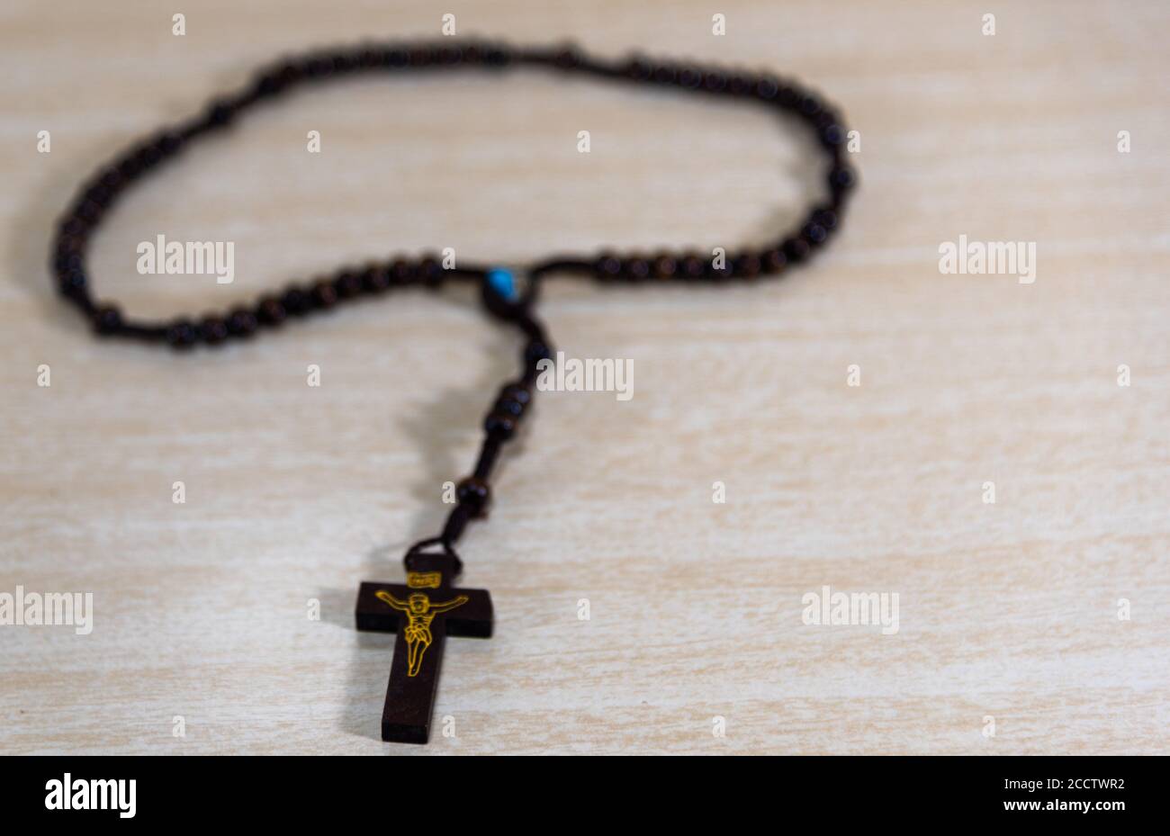 Rosary and religious crucifix. Symbols of Catholicism. Crucifix (Cross ...