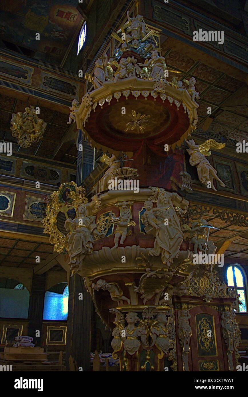 A stunning and unique Christian staircase Stock Photo - Alamy