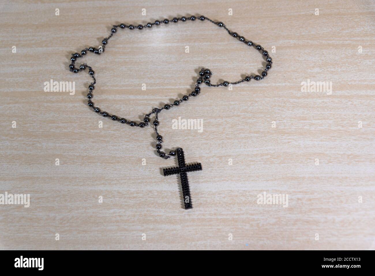 Rosary and religious crucifix. Symbols of Catholicism. Crucifix (Cross ...