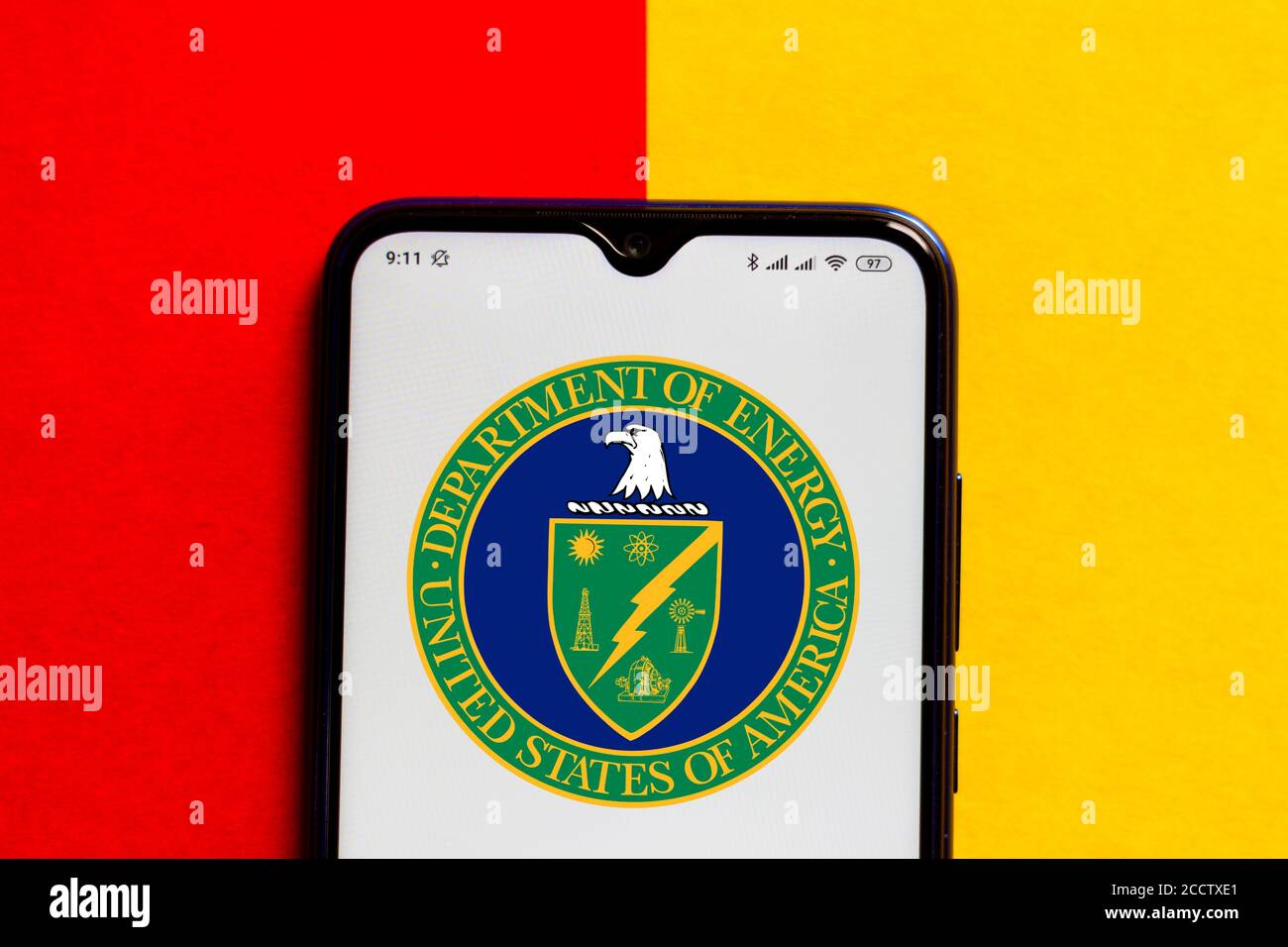 In this photo illustration the United States Department of Energy (DOE ...